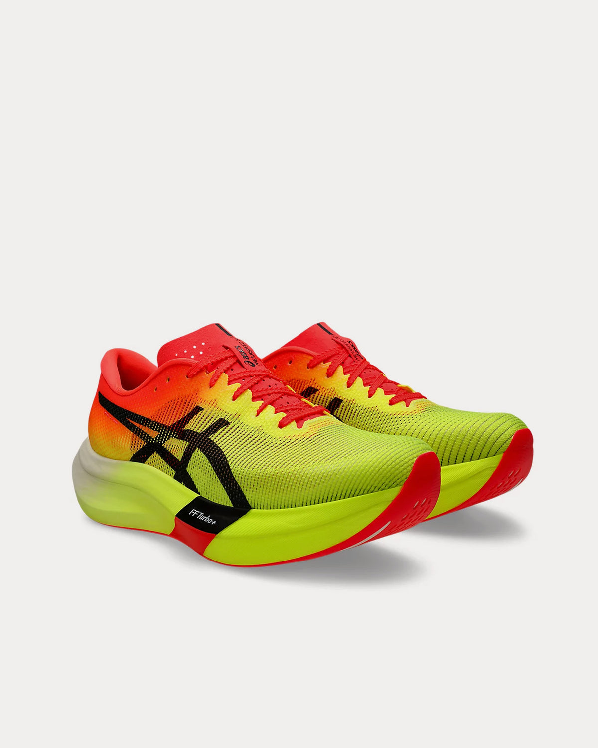 Asics Metaspeed Sky Paris Safety Yellow / Black Running Shoes - Sneak ...