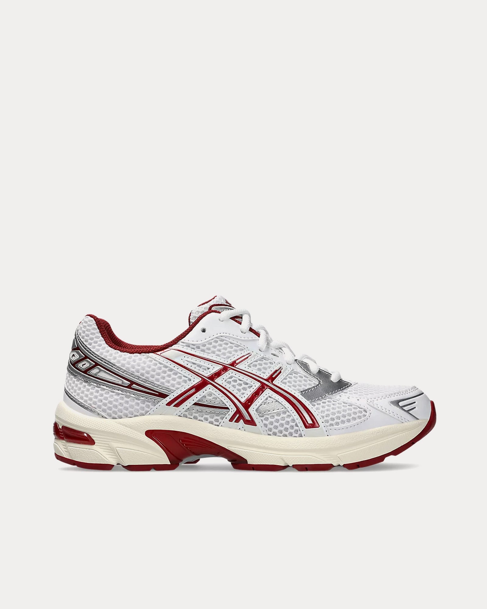 Wmns Gel 1130 White Red Dahlia