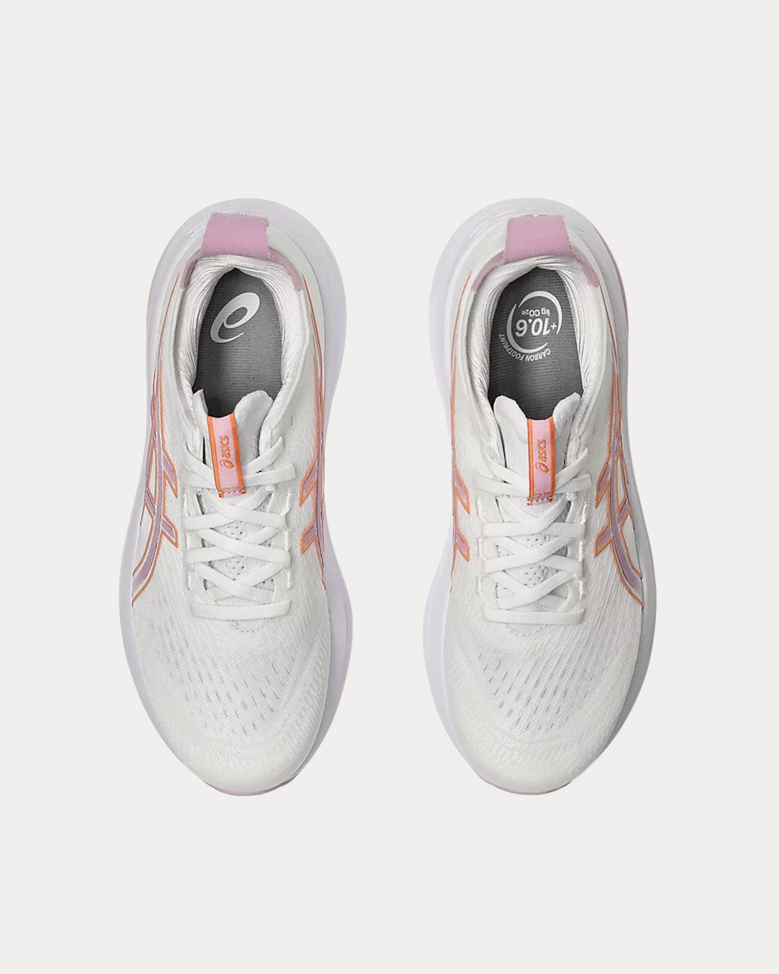 Asics Women's Gel-Nimbus 27 White / Light Ube Running Shoes