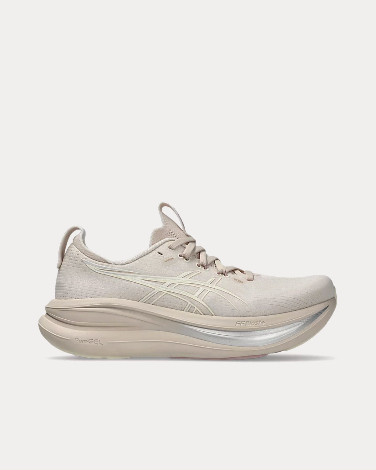 Asics Women's Gel-Nimbus 28 Mineral Beige / Cream Running Shoes