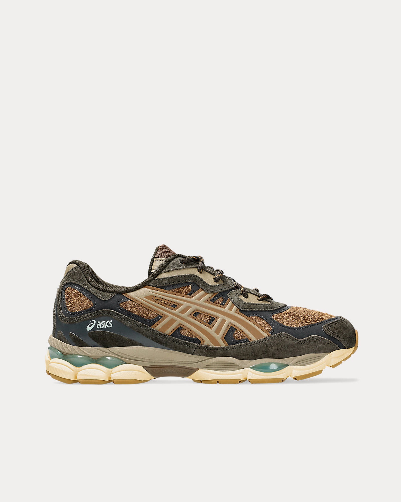 Asics Unisex Gel-NYC Brown Storm / Tan Presidio Low Top Sneakers