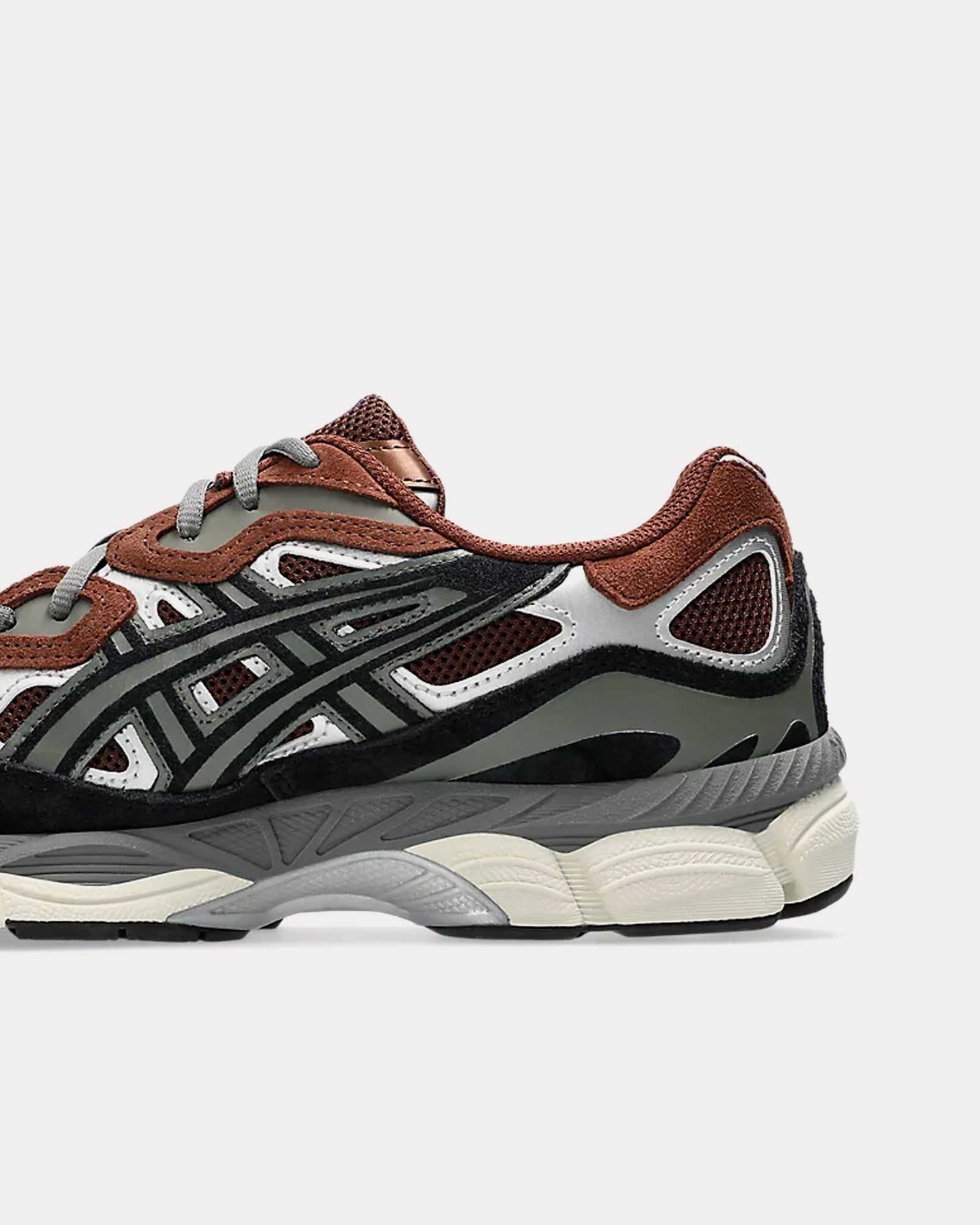 Asics Unisex Gel-NYC Reddish Brown / Black Low Top Sneakers & Trainers