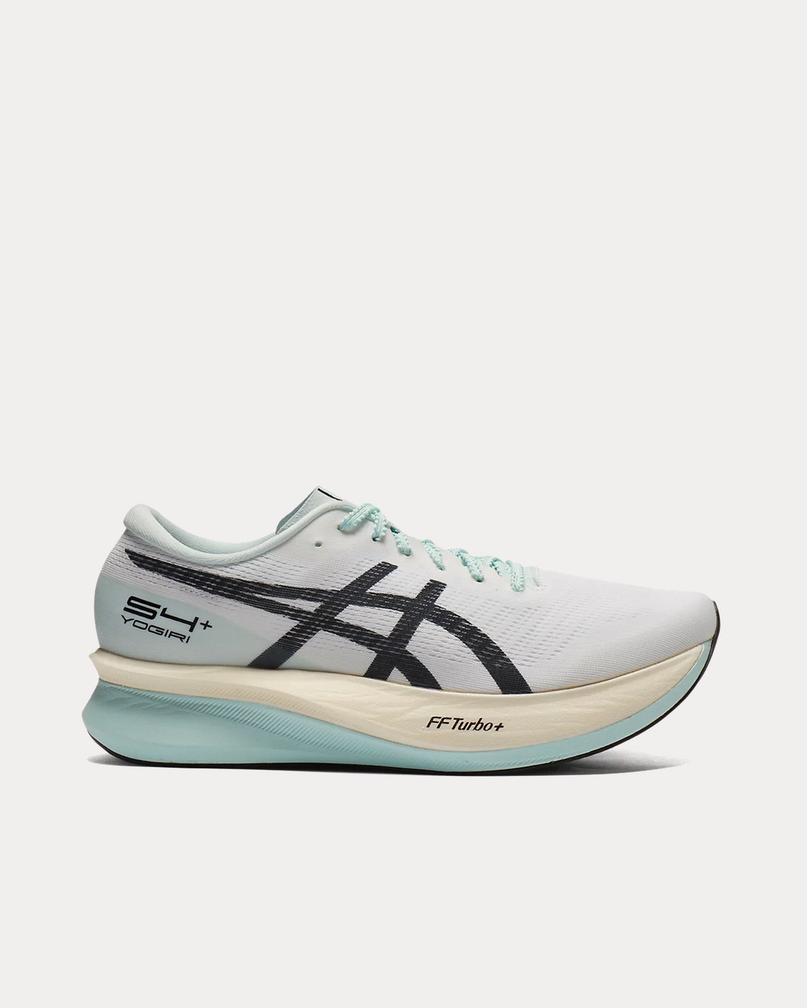 Asics Unisex S4+ Yogiri White / Black Running Shoes