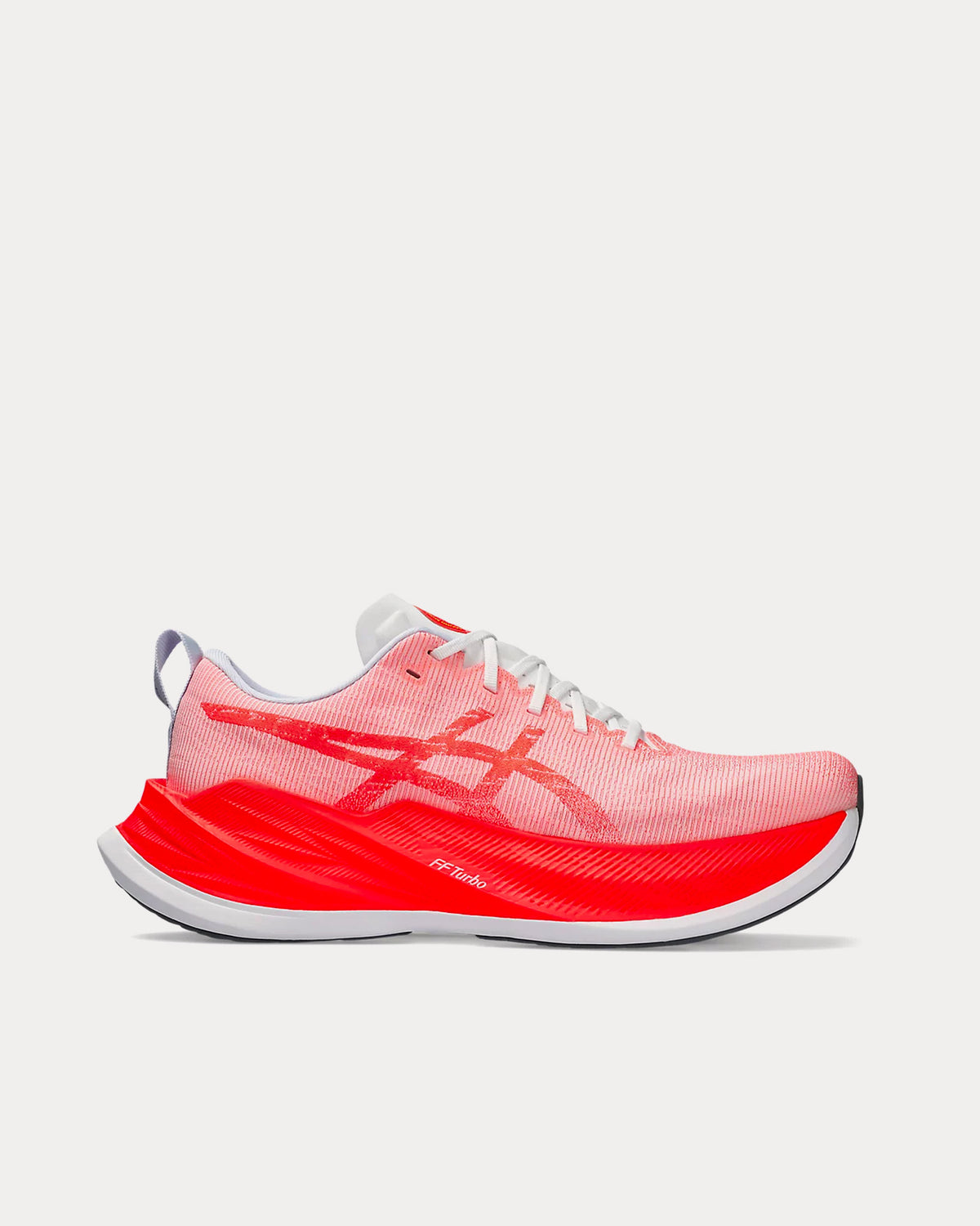 Asics Superblast White / Sunrise Red Running Shoes - Sneak in Peace