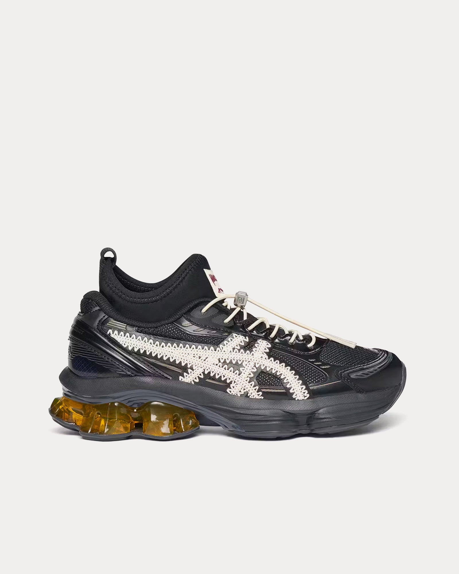 Asics x Nanushka Unisex Gel-Kinetic Fluent Black High Top Sneakers