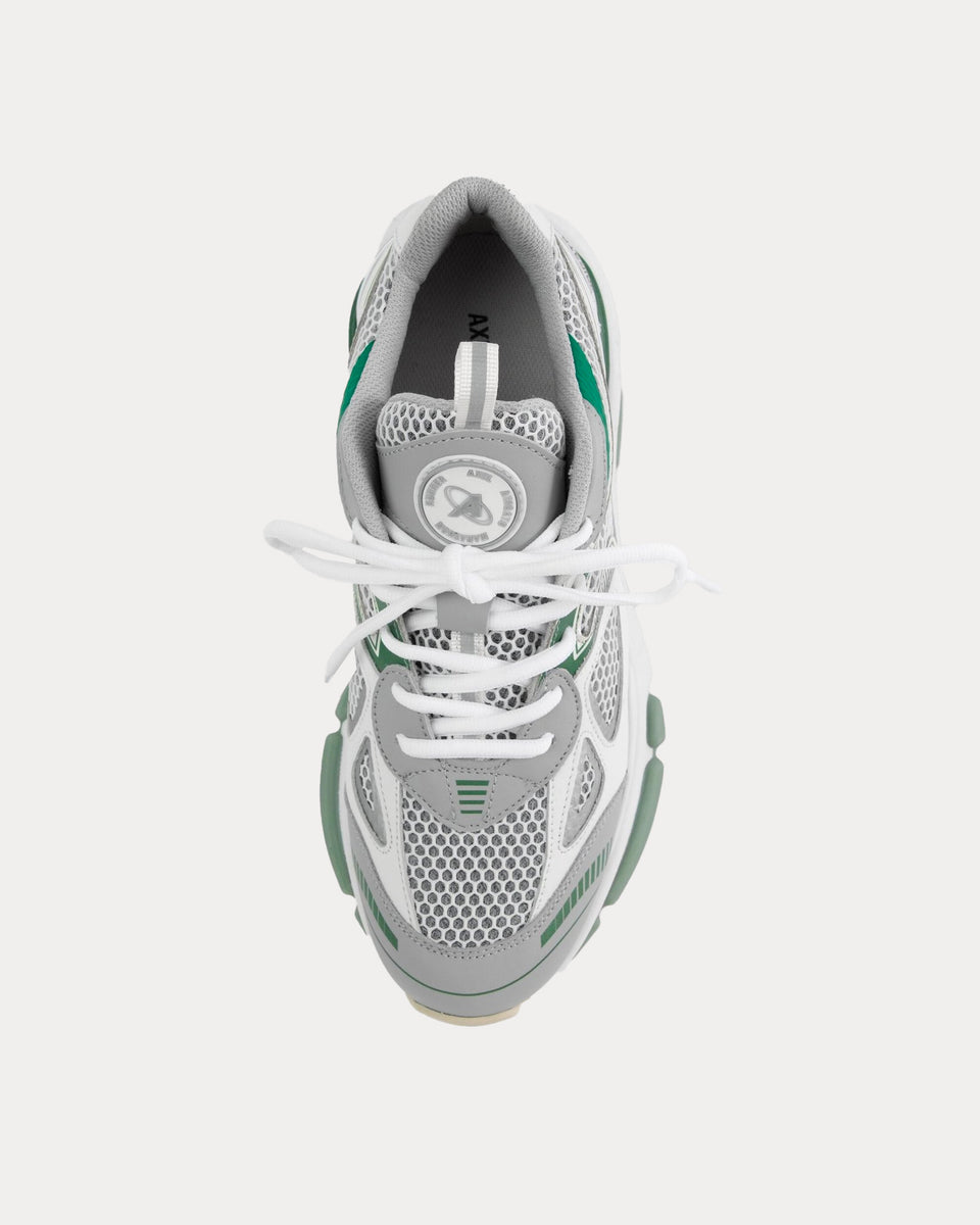 Axel Arigato Marathon Neo Runner White / Green Low Top Sneakers - Sneak ...