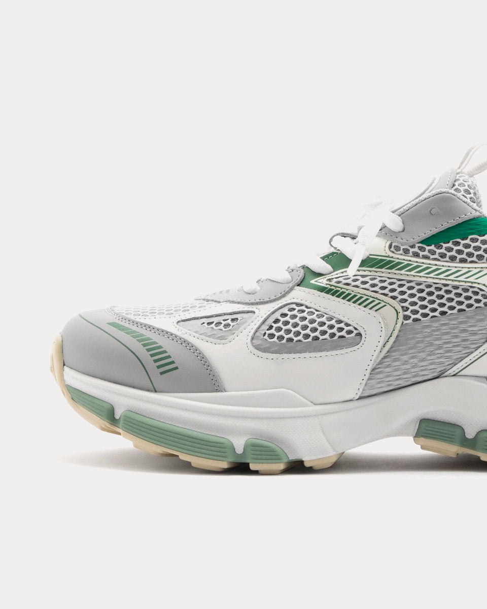 Axel Arigato Marathon Neo Runner White / Green Low Top Sneakers - Sneak ...