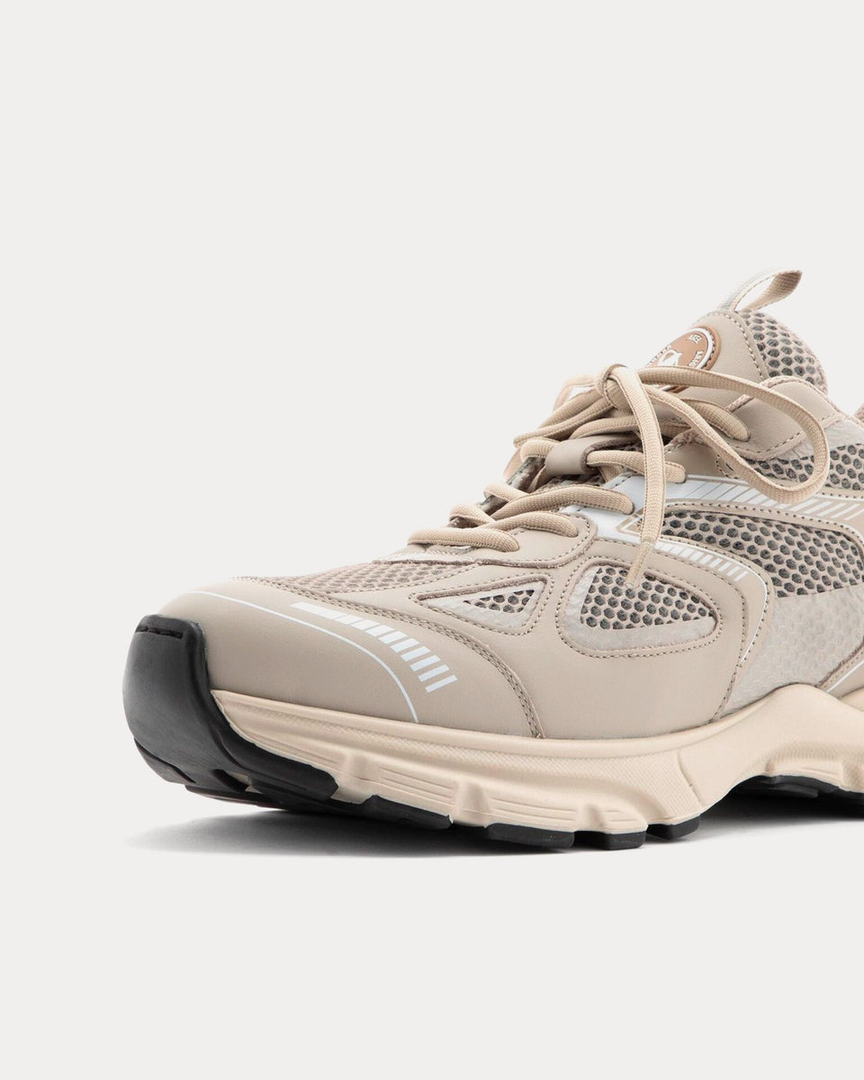 Axel Arigato Marathon Runner Beige / Silver Low Top Sneakers - Sneak in ...