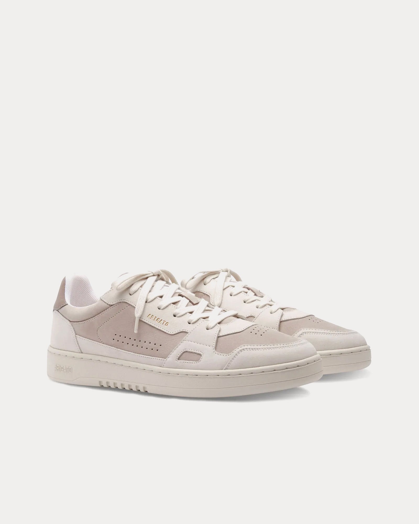 Axel Arigato Men's Dice Lo Taupe / Off White Low Top Sneakers