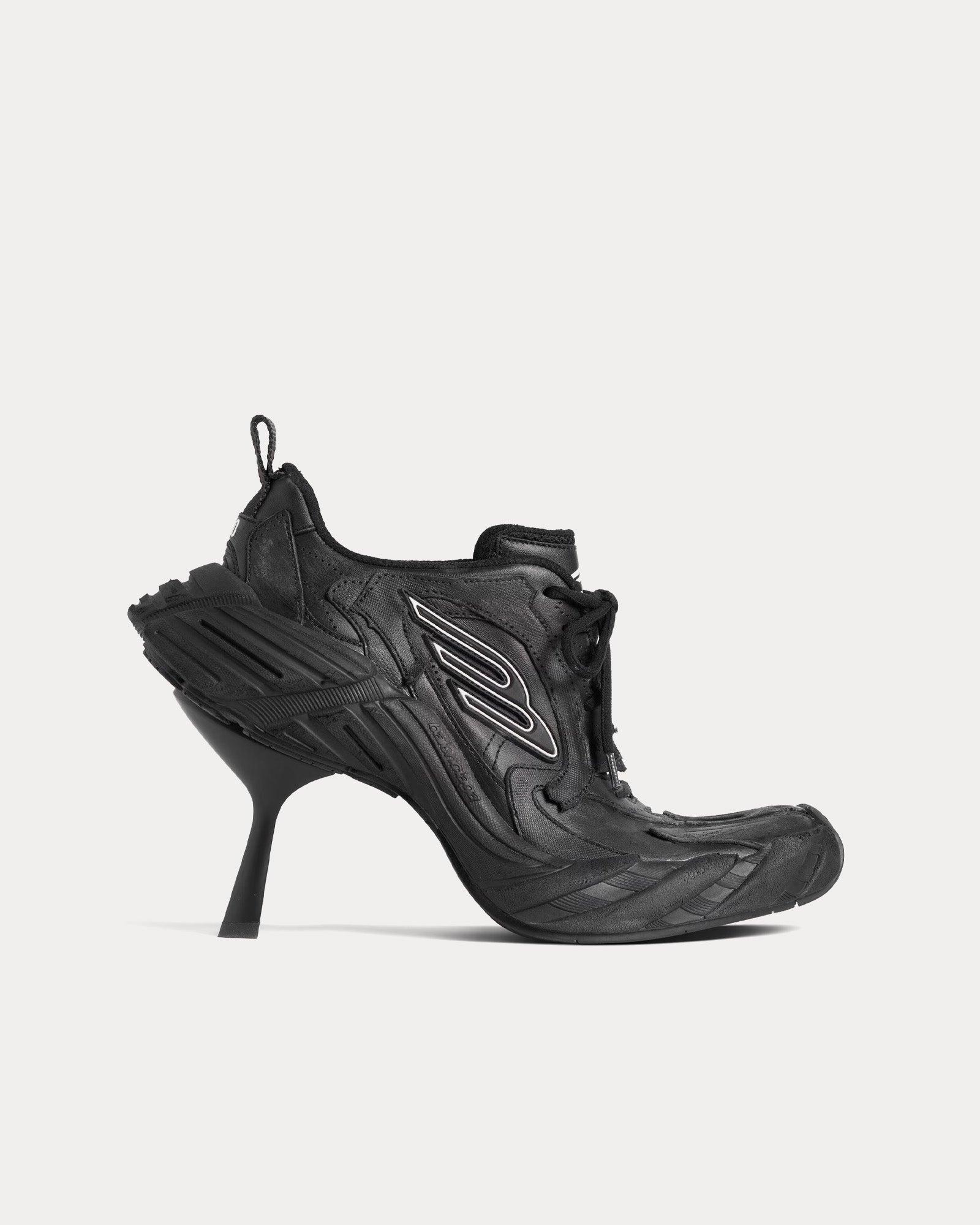 Balenciaga Women's Monday Heel Black Shoes