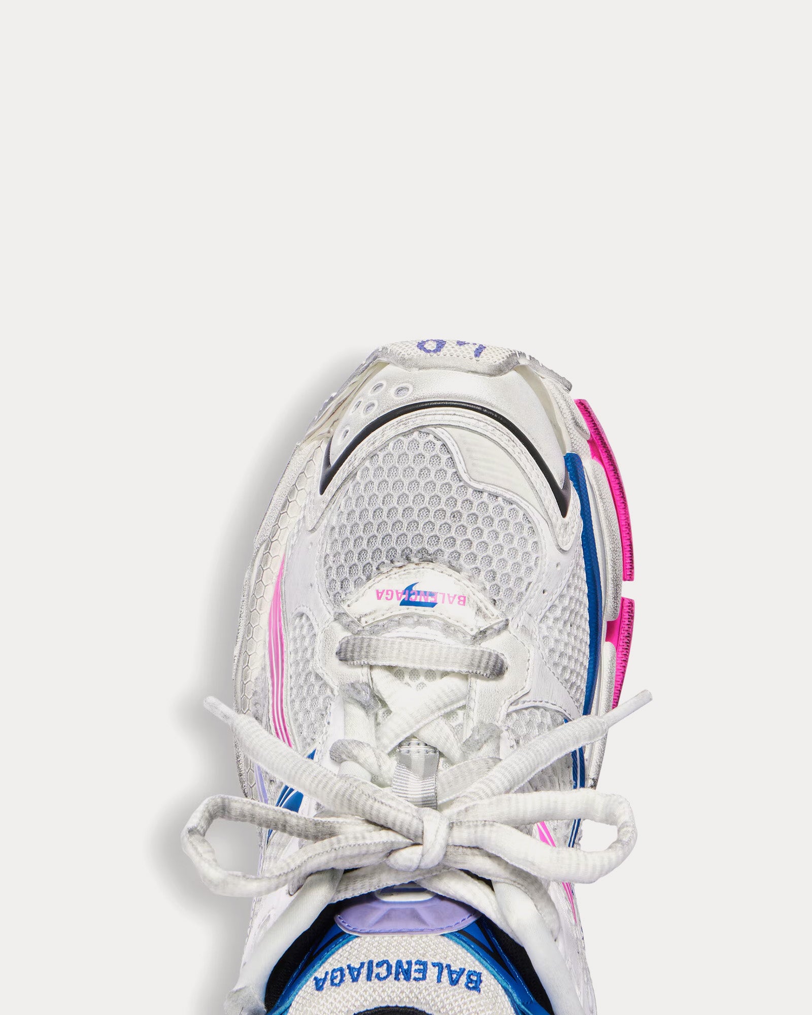 Balenciaga Women's Runner Polyurethane & Polyester Mesh White / Lilac ...