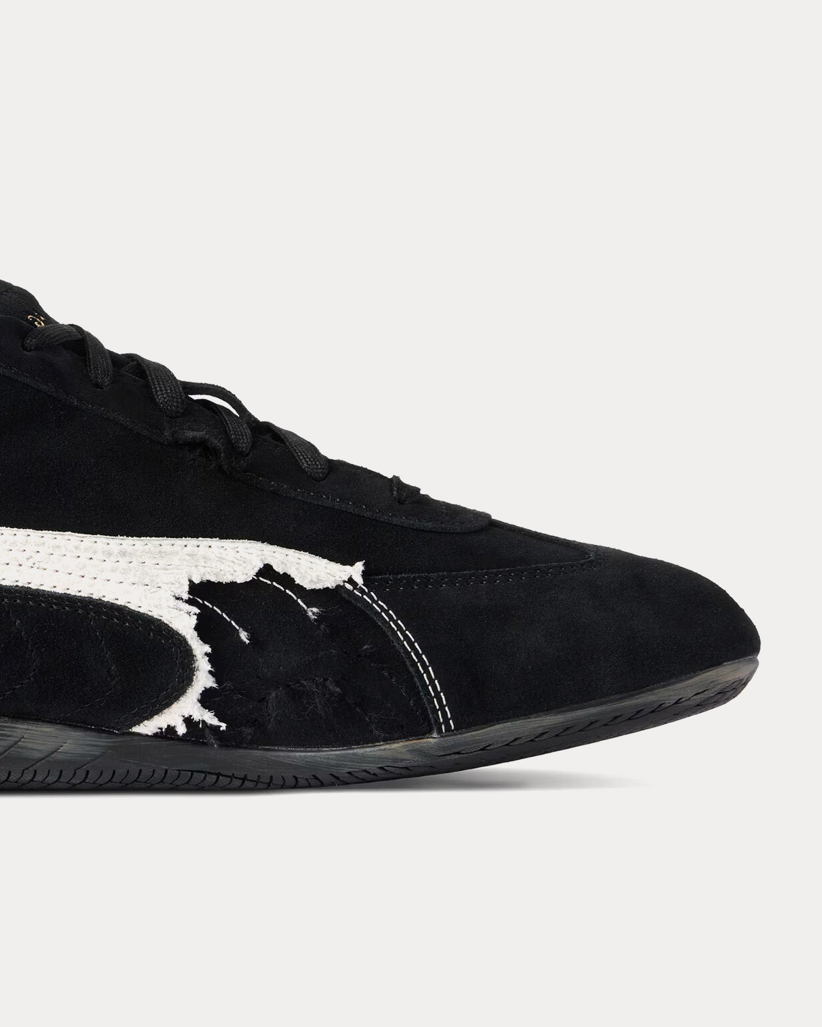 Balenciaga x Puma Men's Speedcat Suede Black / White Low Top Sneakers ...