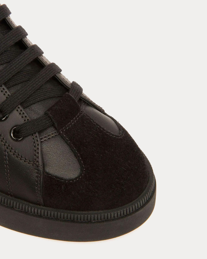 Bally Raise Leather Python Print Black High Top Sneakers - Sneak in Peace