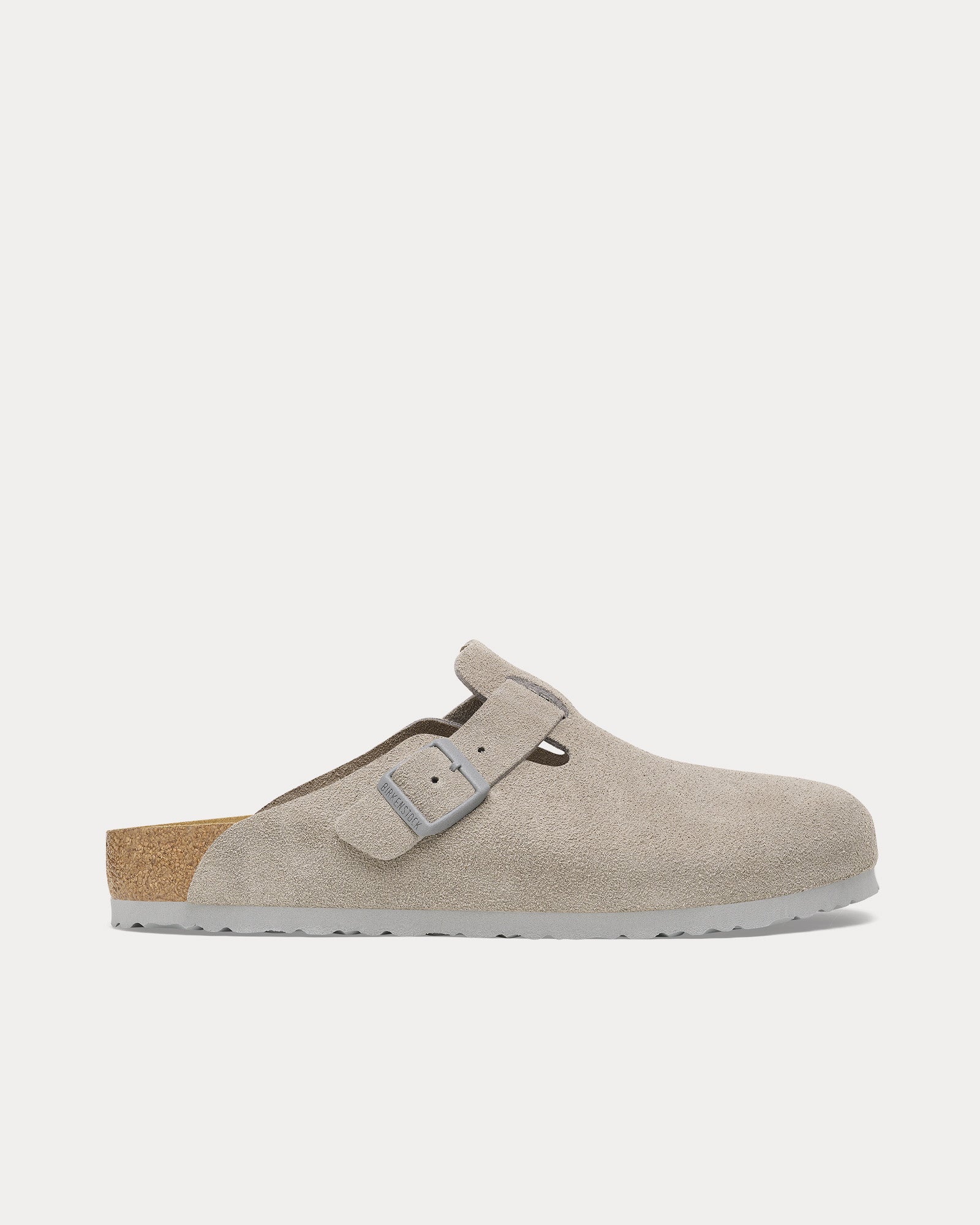 Birkenstock Women's Boston Suede Leather Stone Coin Clogs