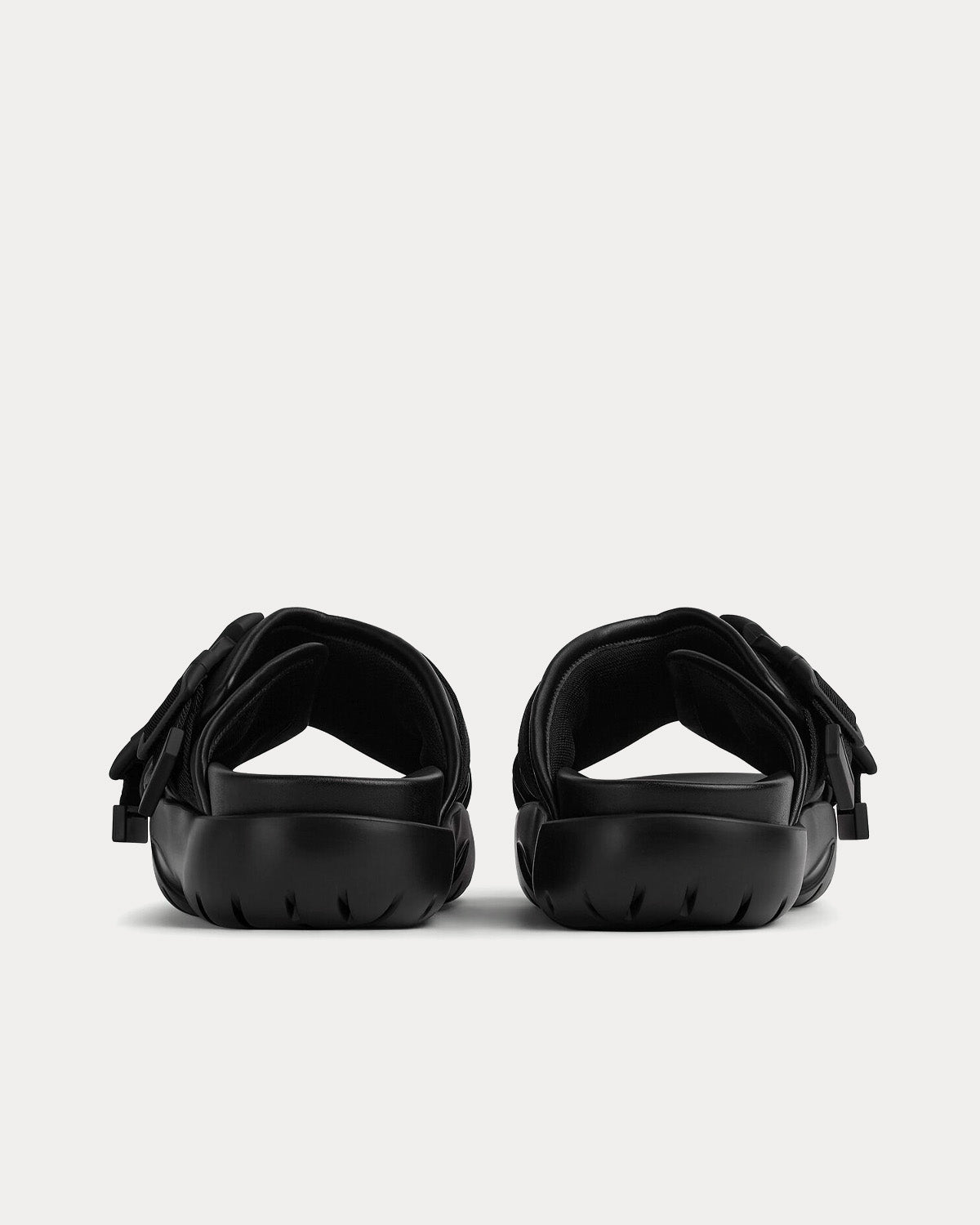 Bottega Veneta Snap Slide Black Sandals - Sneak in Peace
