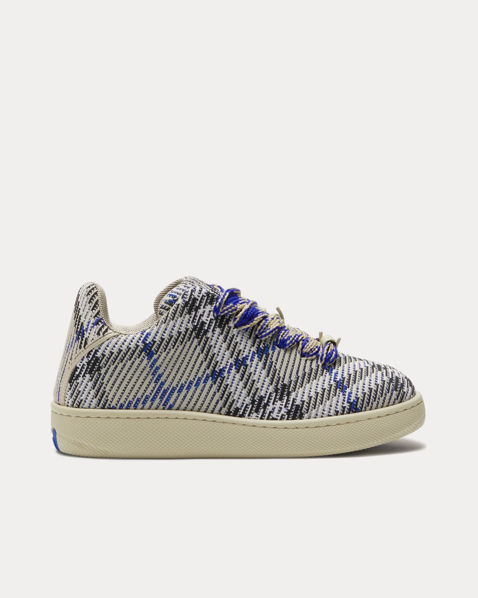 Burberry Women's Box Check Knit Lichen Low Top Sneakers & Trainers