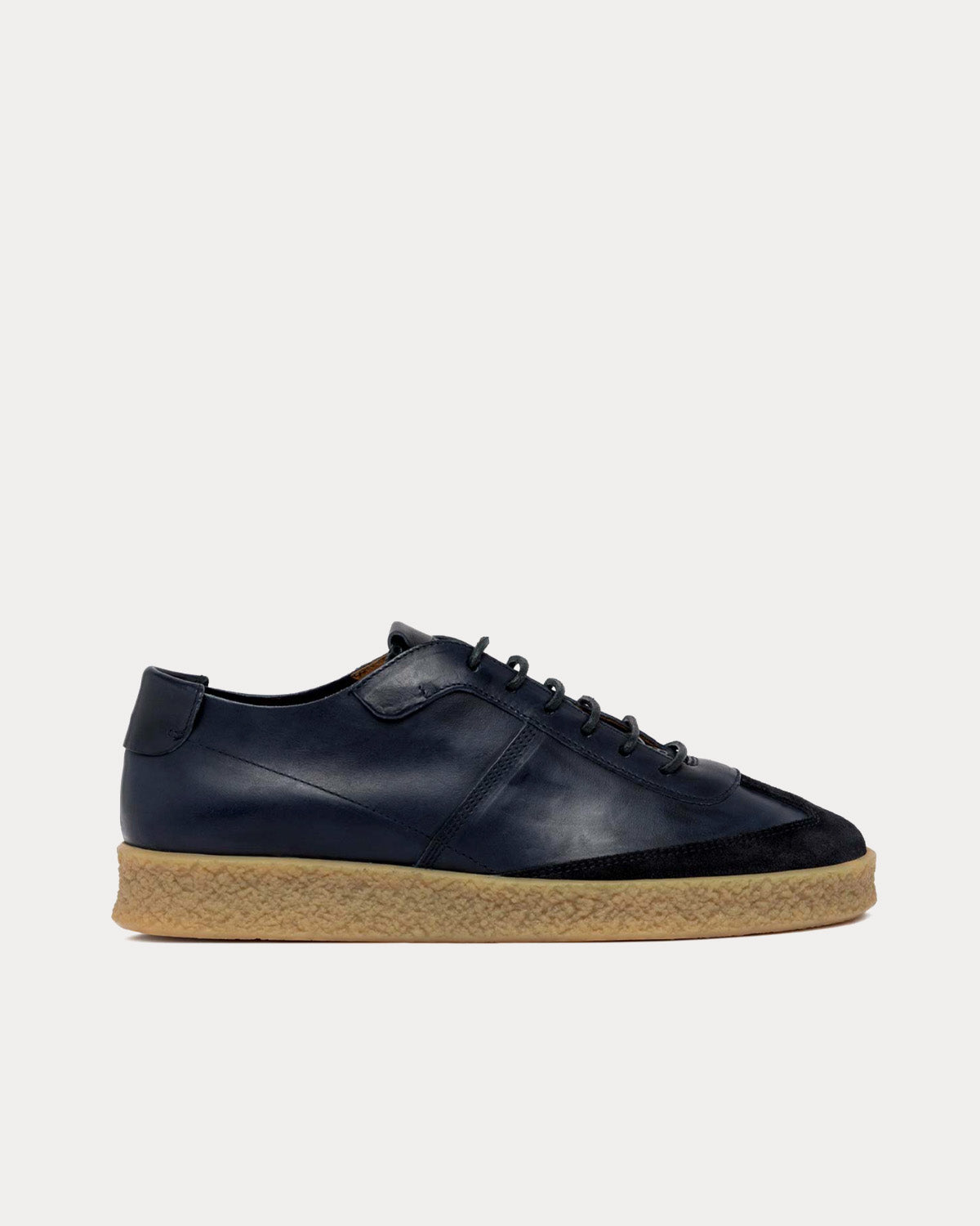 Buttero Men's Crespo Denim Leather Low Top Sneakers & Trainers