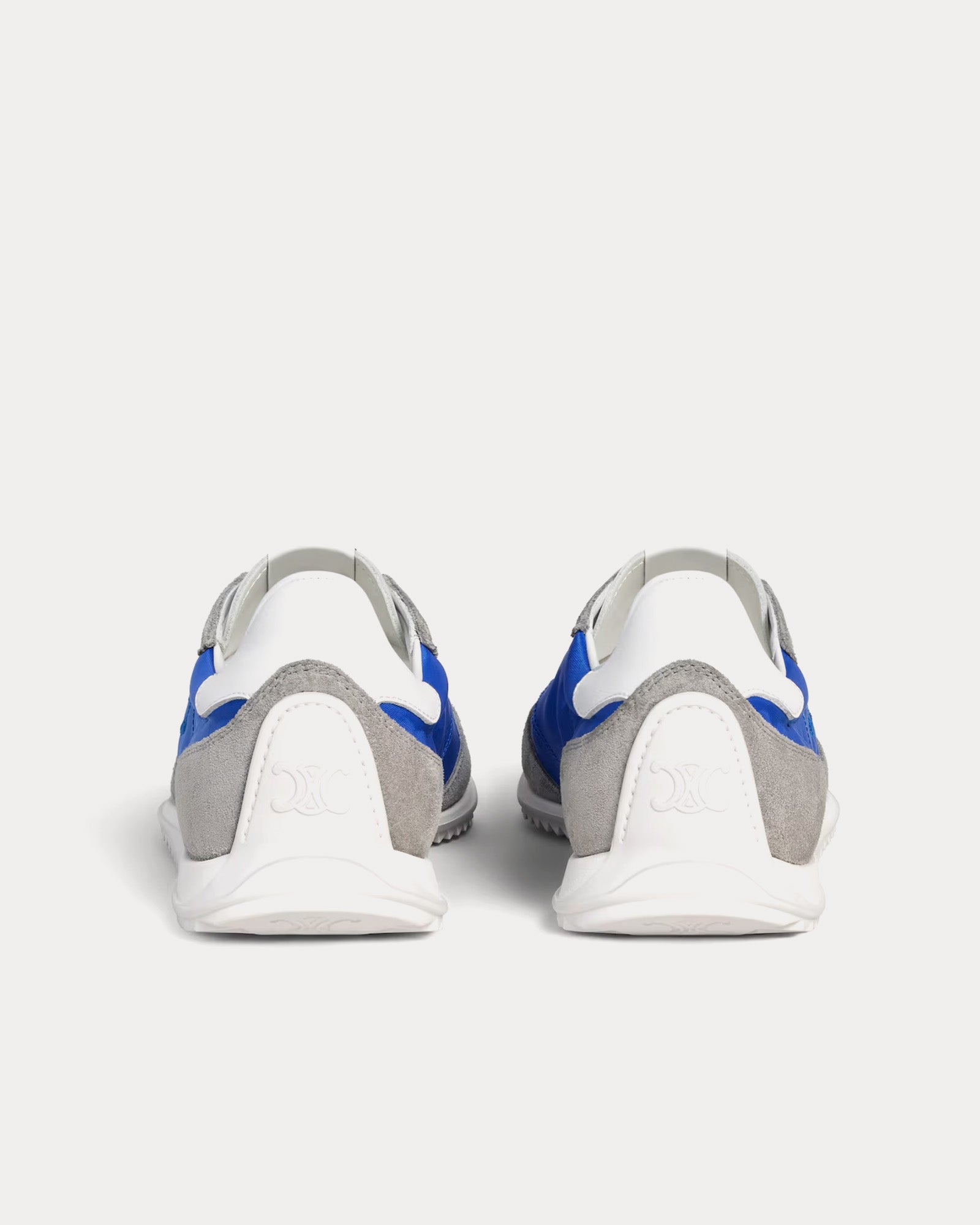 Celine Men's Racer Electric Blue Low Top Sneakers