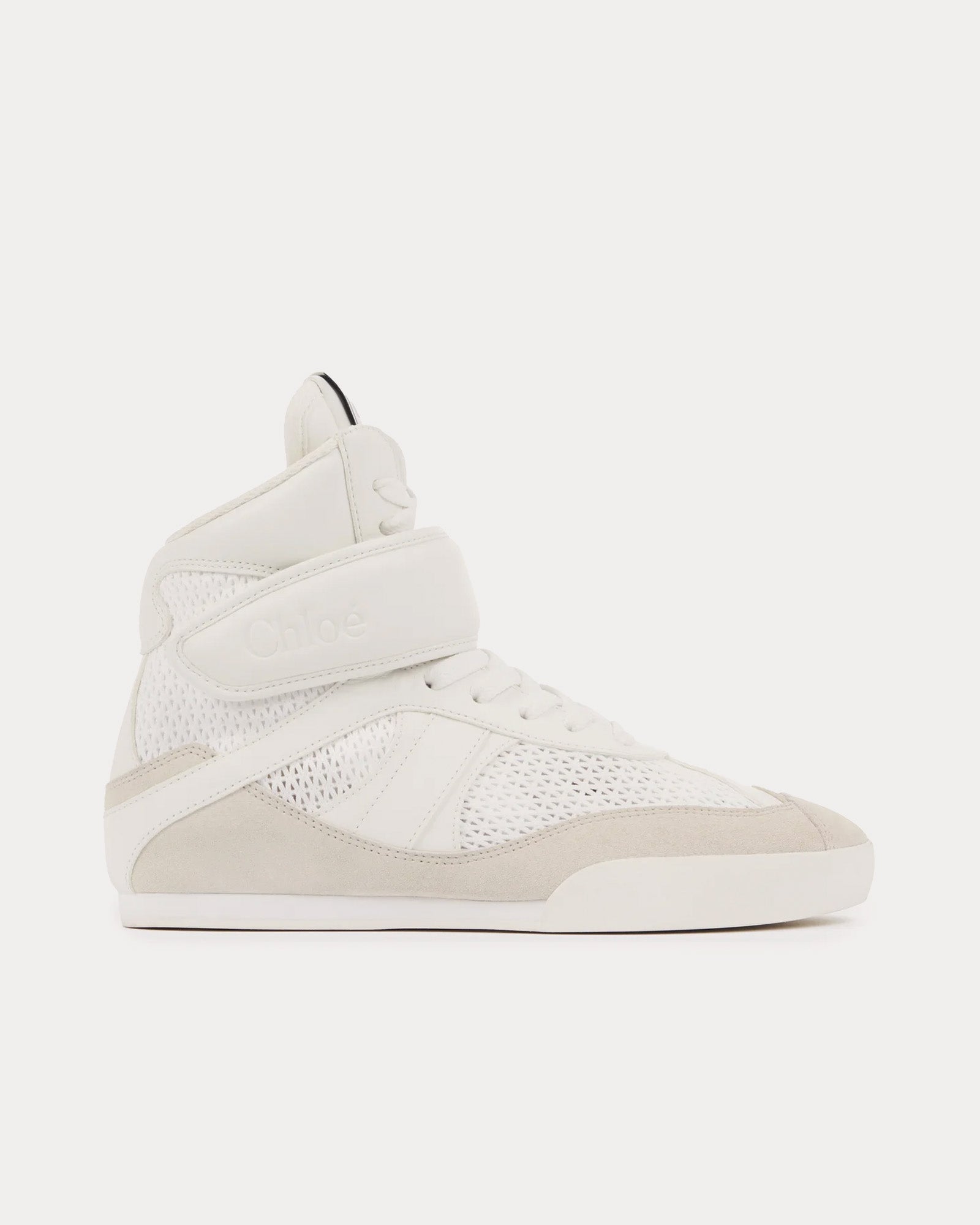 Chloé Women's Chloé Kick Cloudy Cream High Top Sneakers & Trainers