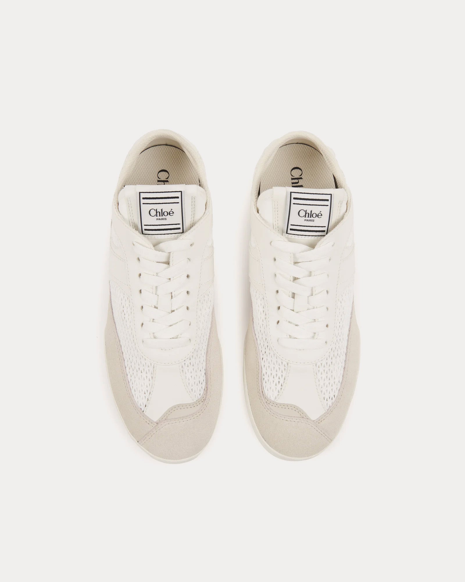 Chloé Women's Chloé Kick Cloudy Cream Low Top Sneakers & Trainers