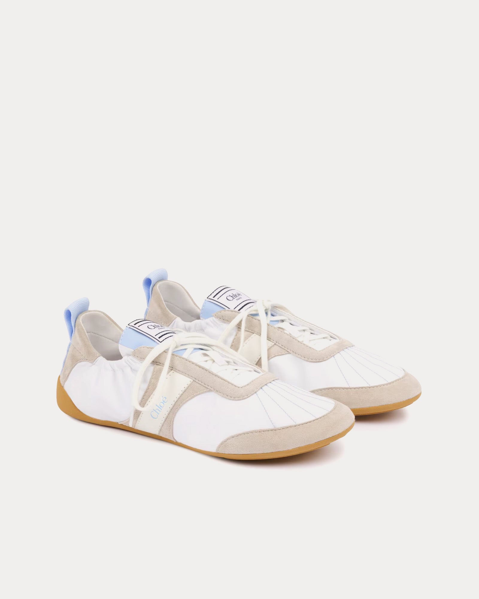 Chloé Women's Kick Dreamy Blue Low Top Sneakers & Trainers