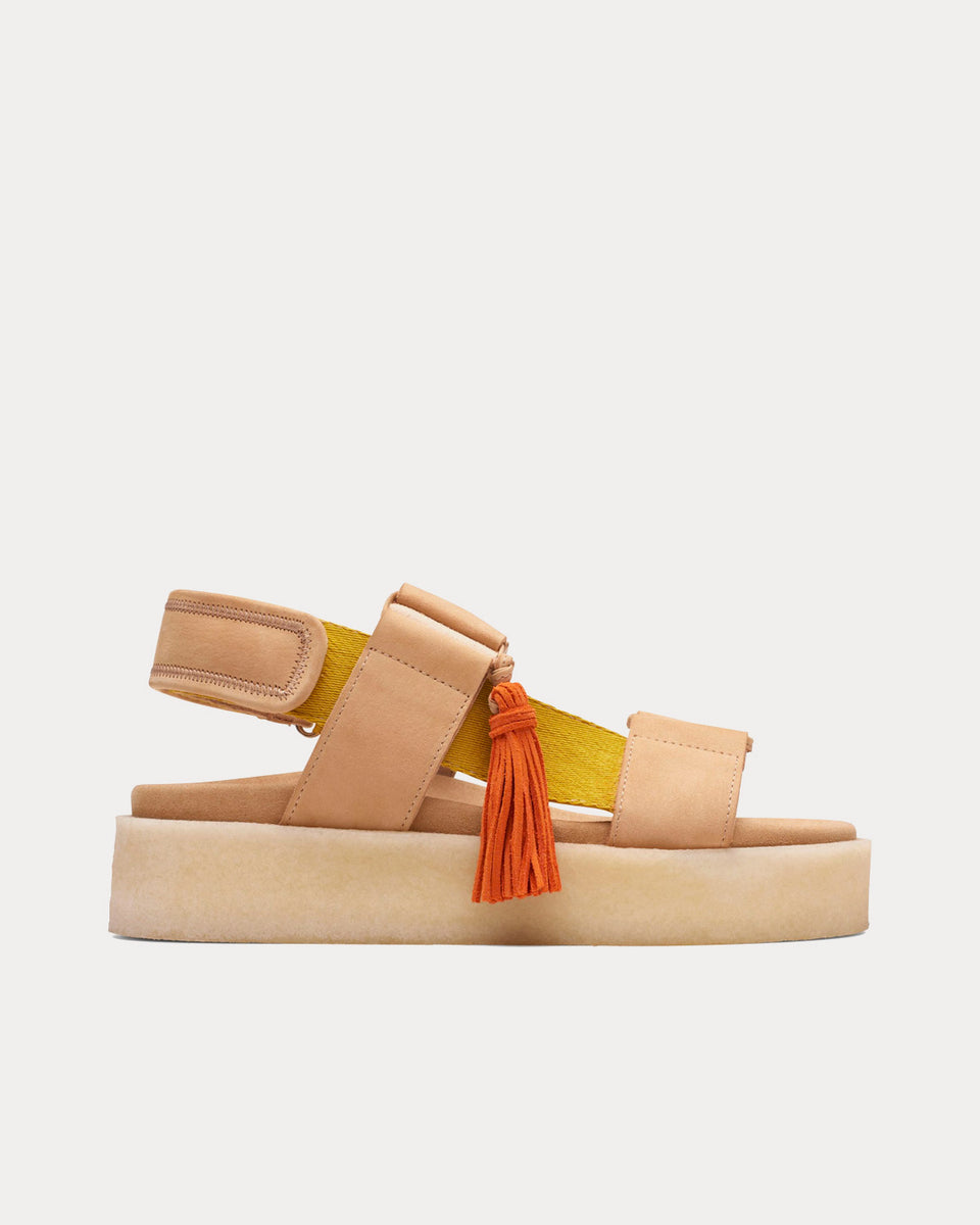 Clarks Crepe Sand Combi Sandals - Sneak in Peace