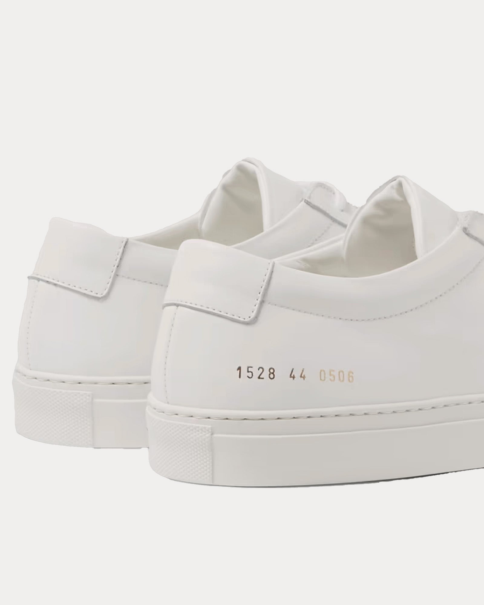 Common Projects Men's Original Achilles Leather White Low Top Sneakers ...