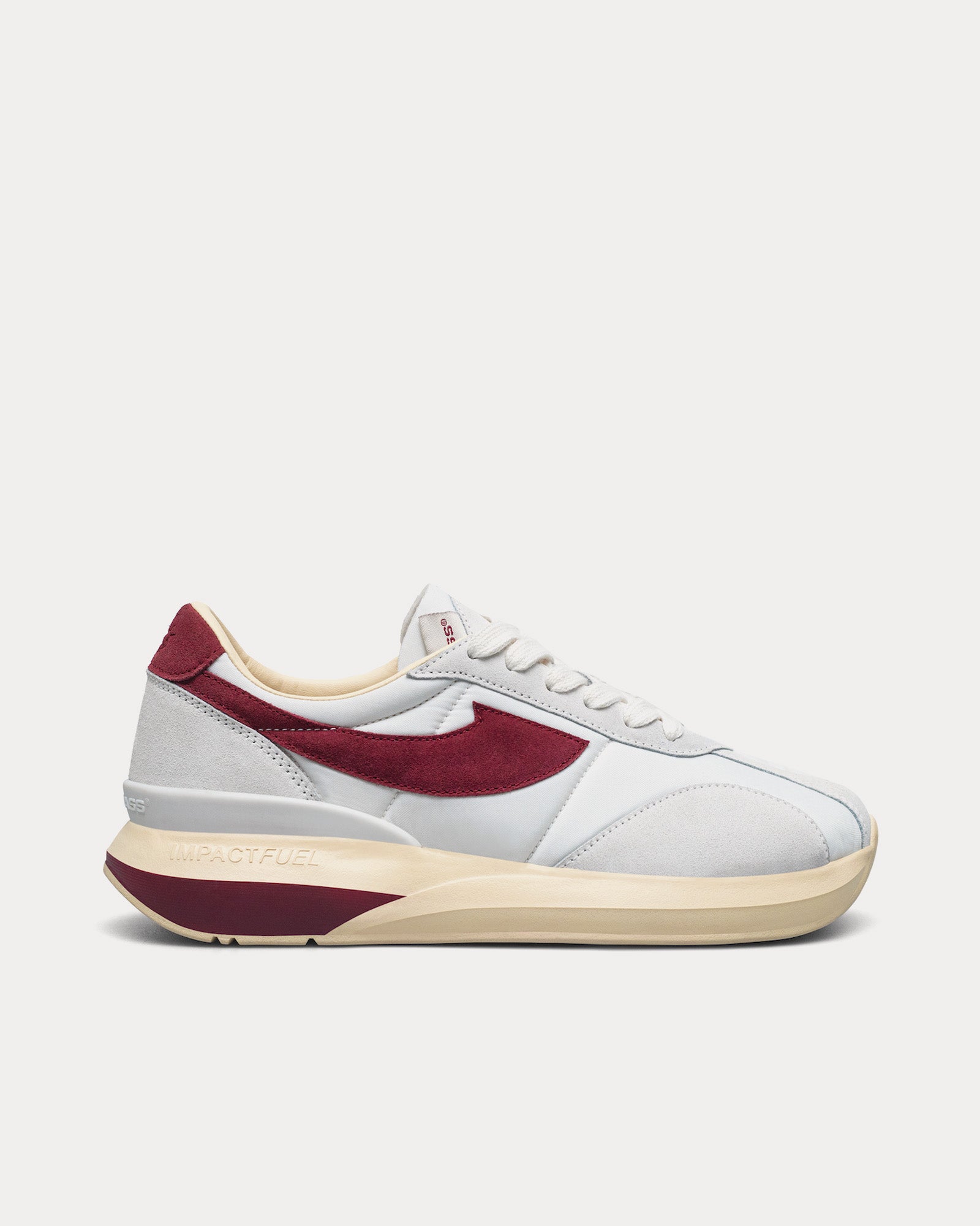 Compass Unisex Velocity Creme / Cherry Low Top Sneakers & Trainers