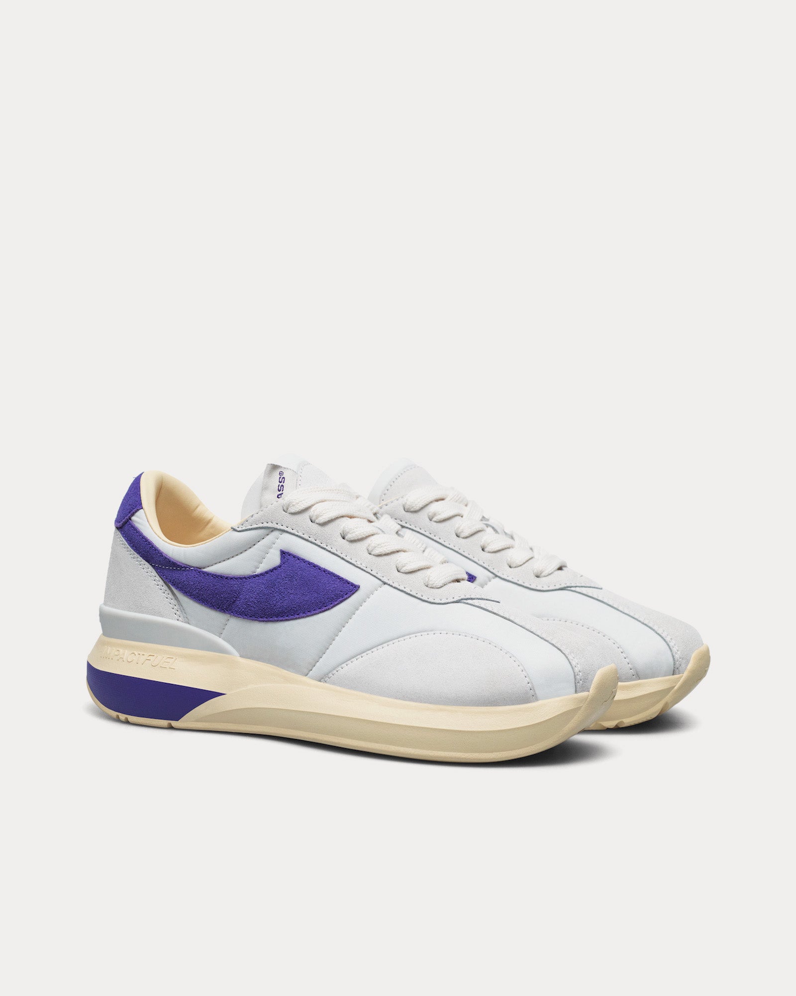 Compass Unisex Velocity Creme / Grape Low Top Sneakers & Trainers