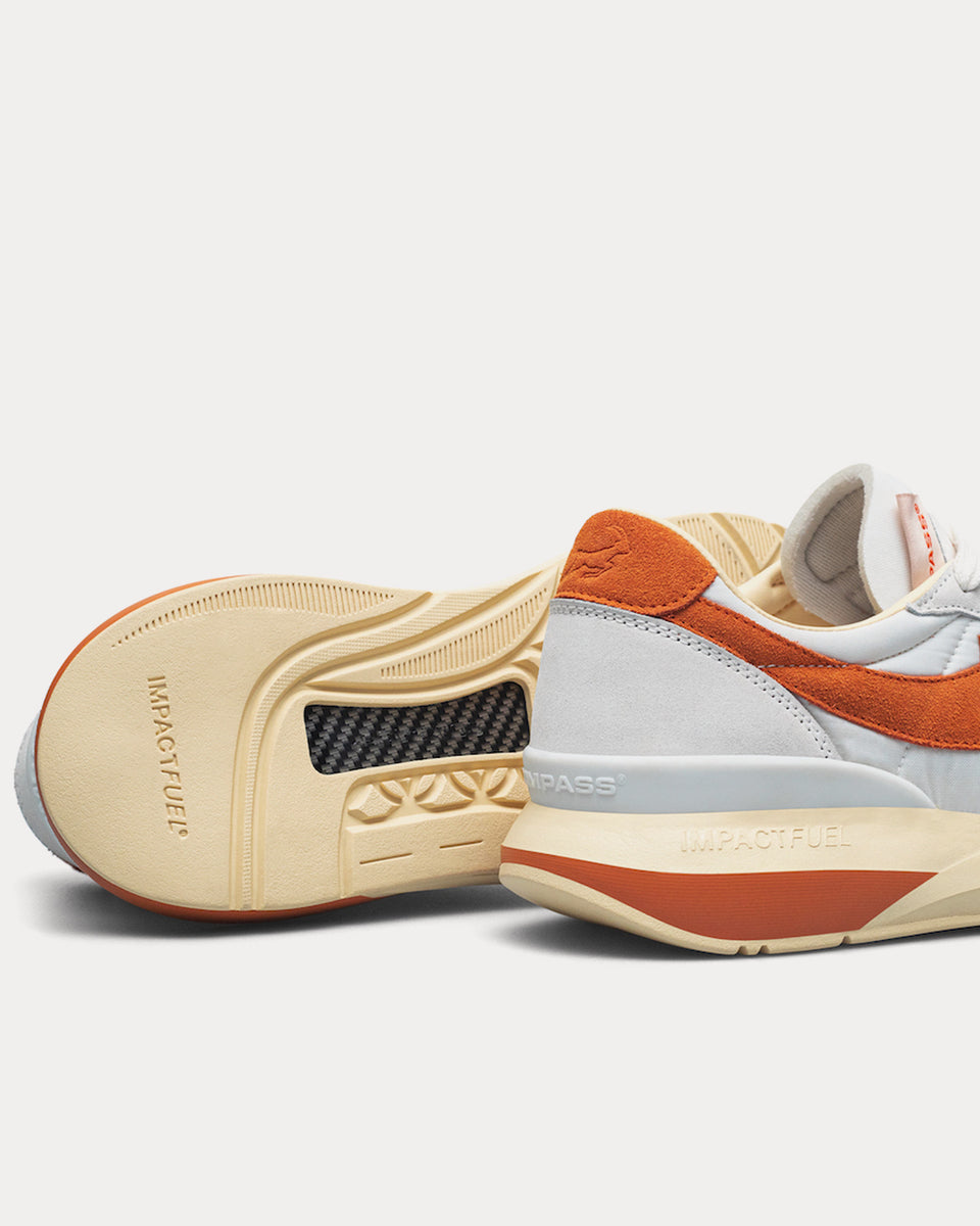 Compass Velocity Creme / Pumpkin Low Top Sneakers - Sneak in Peace