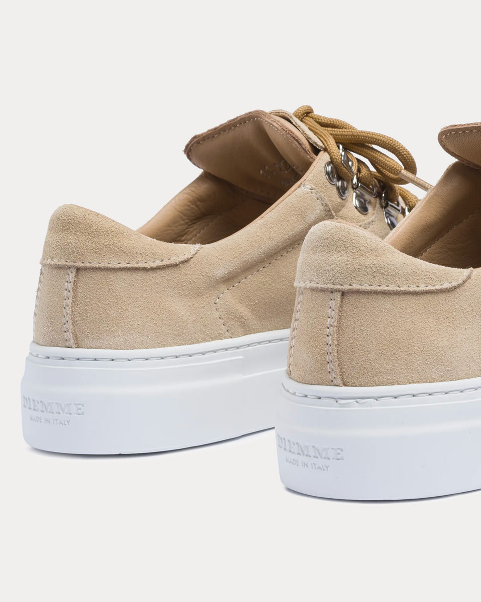 Diemme Marostica Platform Suede Sand Low Top Sneakers - Sneak in Peace