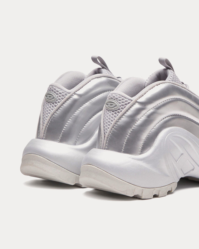 Diesel S-D-Runner X Silver Low Top Sneakers - Sneak in Peace