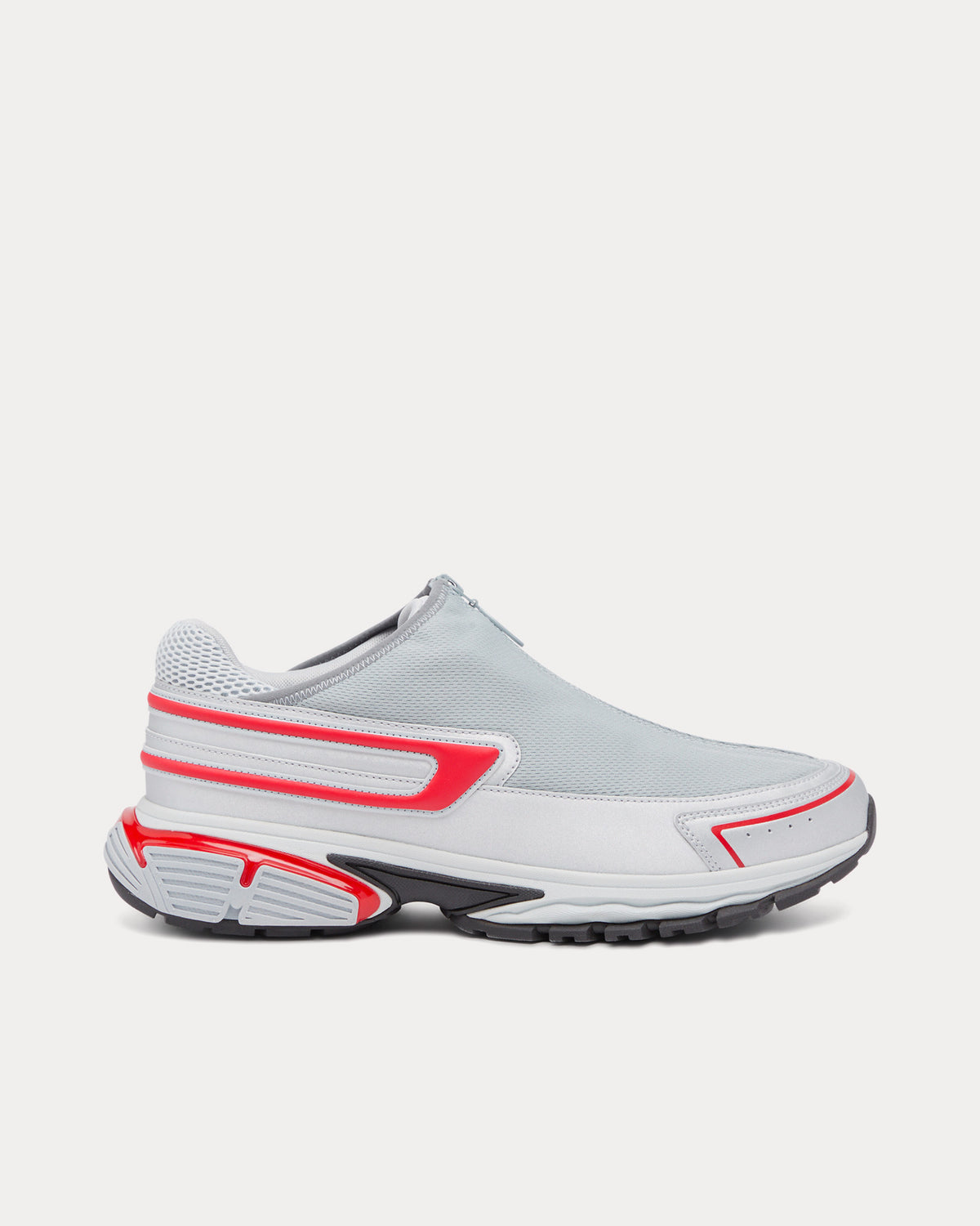 Diesel S-Serendipity Pro-X1 Zip X Grey / Red Slip On Sneakers - Sneak ...