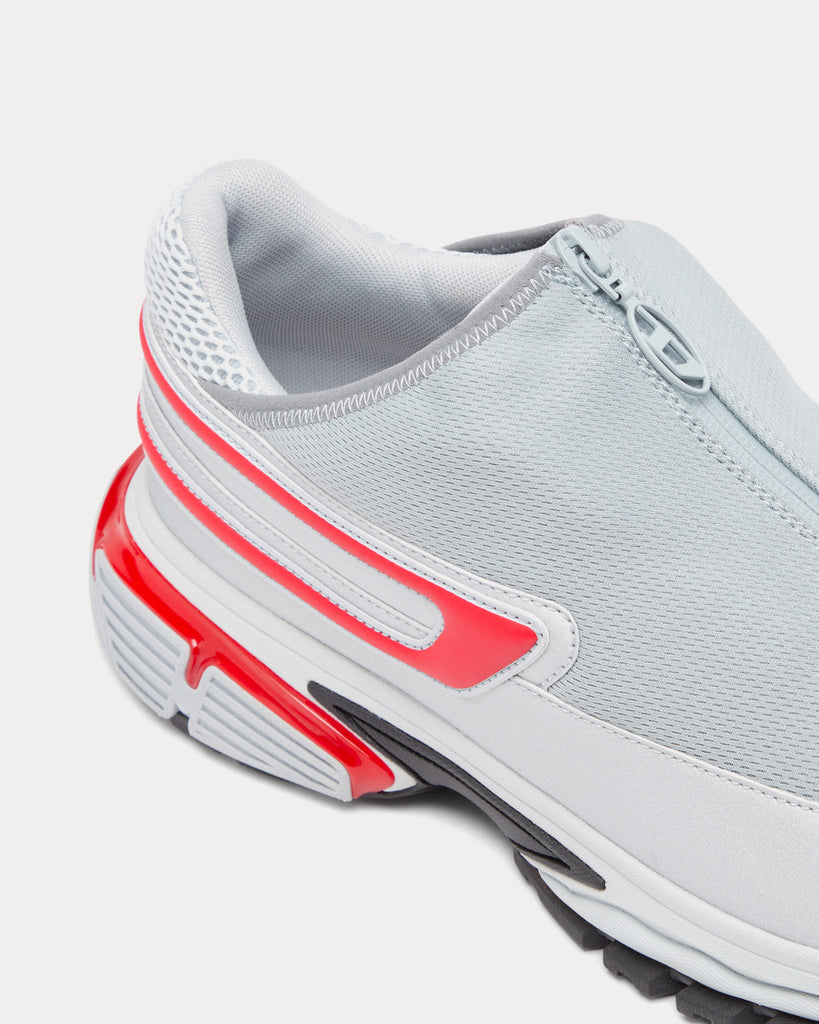 Diesel S-Serendipity Pro-X1 Zip X Grey / Red Slip On Sneakers - Sneak ...