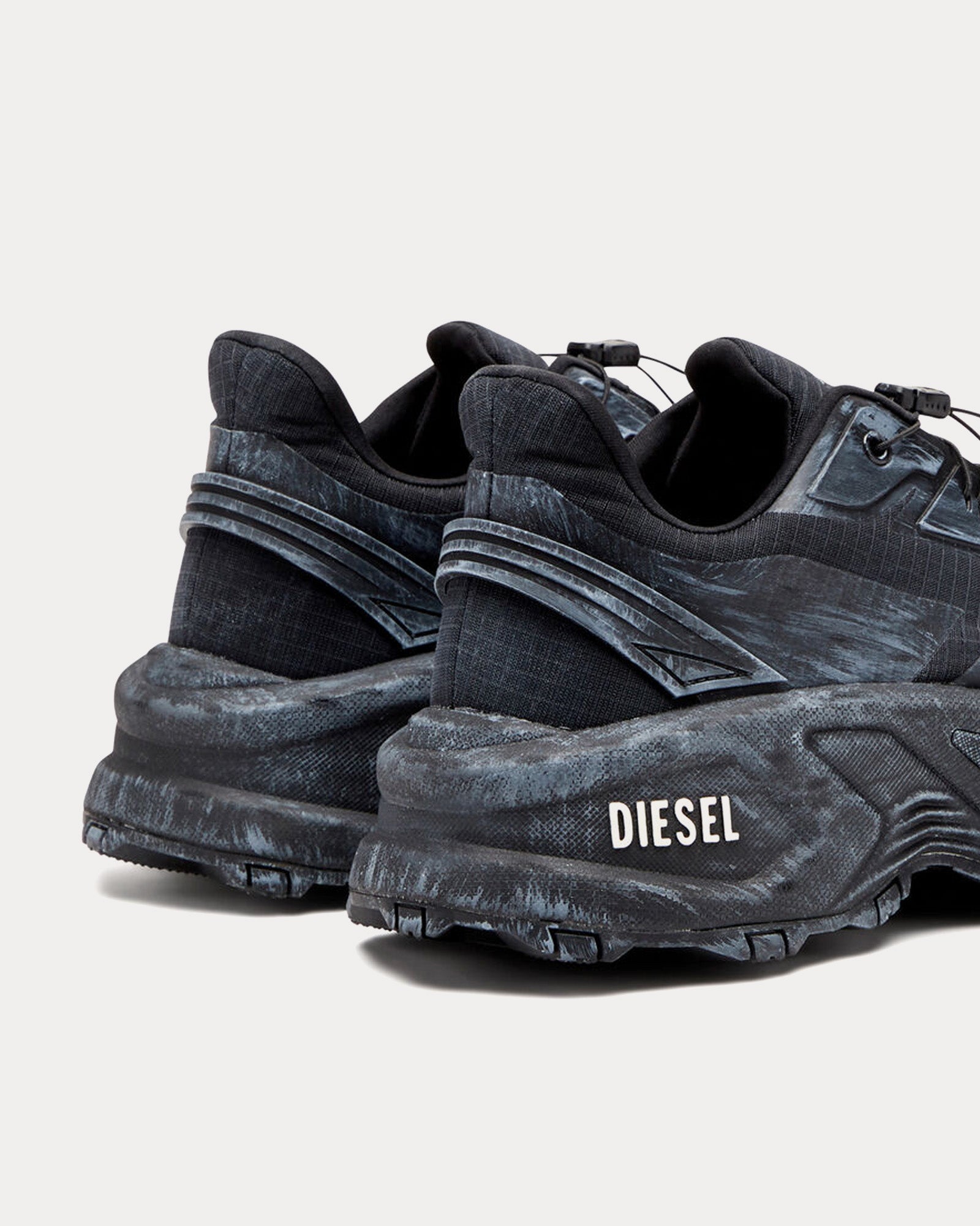 Diesel Men's D-Cage Runner Black Low Top Sneakers & Trainers