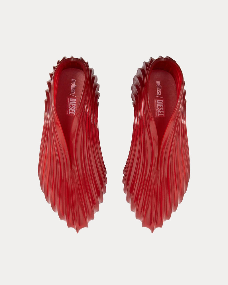 Diesel x Melissa Unisex Quantum Sneaker X Red High Top Sneakers & Trainers