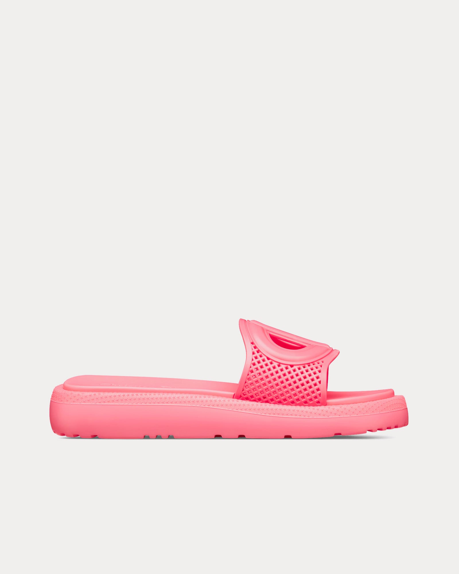 Dior Women's Dioriviera D-Club Candy Pink Rubber Slides