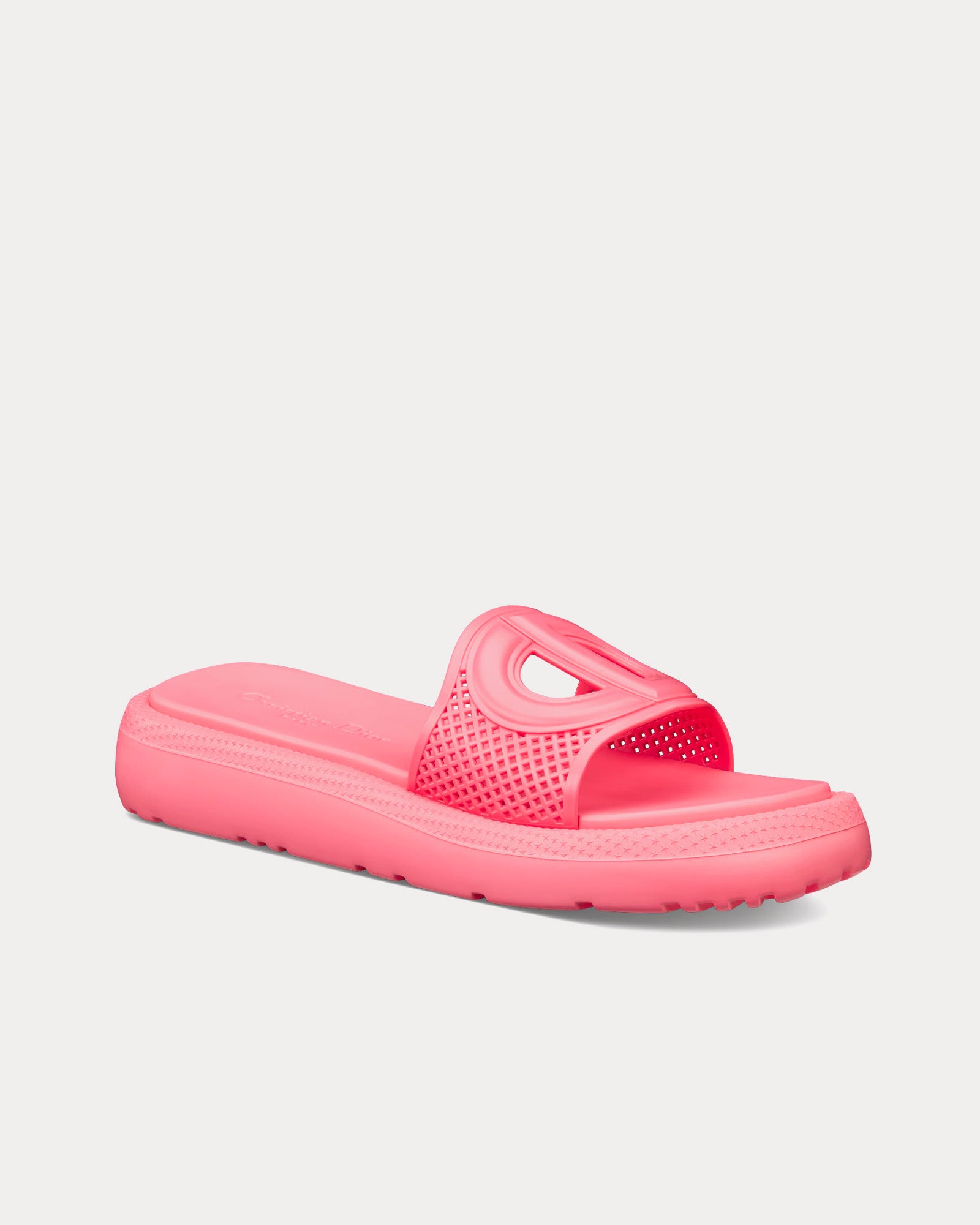 Dior Women's Dioriviera D-Club Candy Pink Rubber Slides