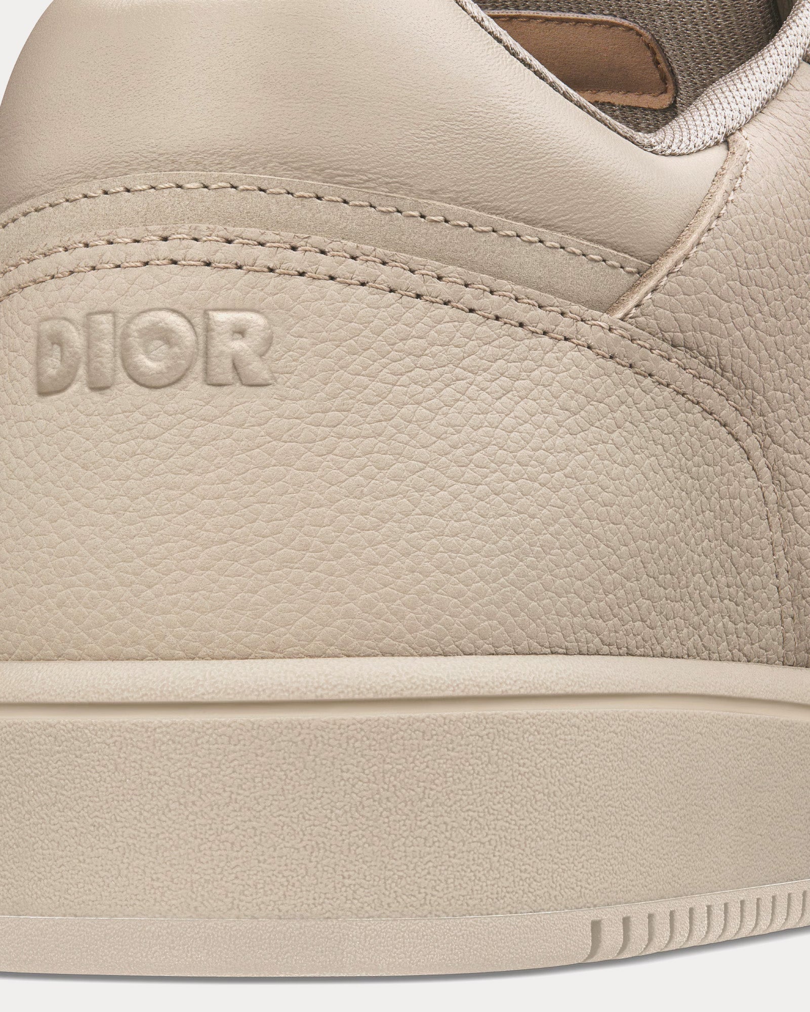 Dior B27 Beige Grained Calfskin and Beige Dior Gravity Leather Low Top ...