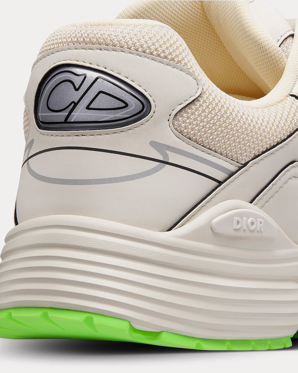 Dior B30 Mesh & Technical Fabric Cream Low Top Sneakers - Sneak in Peace