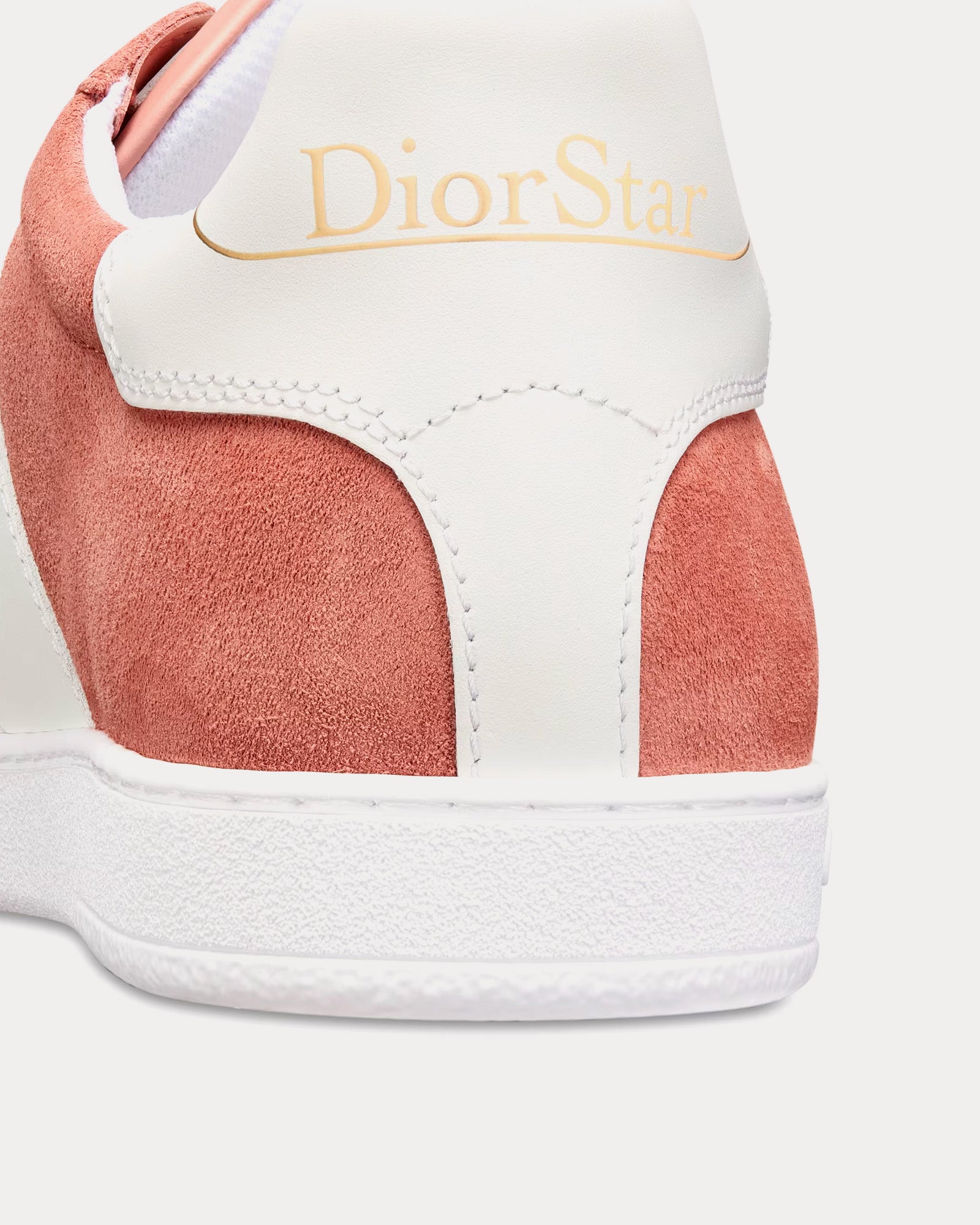 Dior Dior Star Suede & Calfskin Pastel Pink / White Low Top Sneakers ...