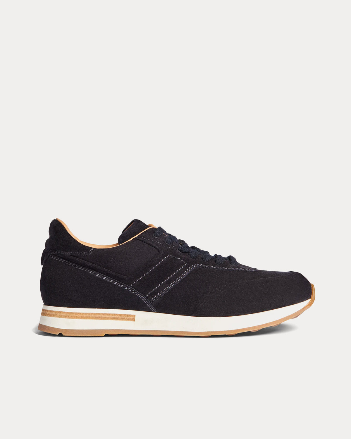 Dunhill Duke II Suede Runner Navy Low Top Sneakers - Sneak in Peace