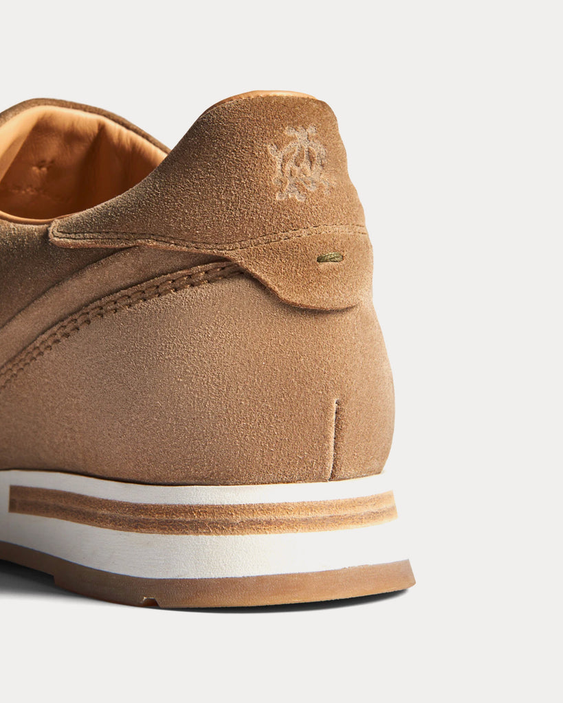 Dunhill Duke II Suede Runner Stone Low Top Sneakers - Sneak in Peace
