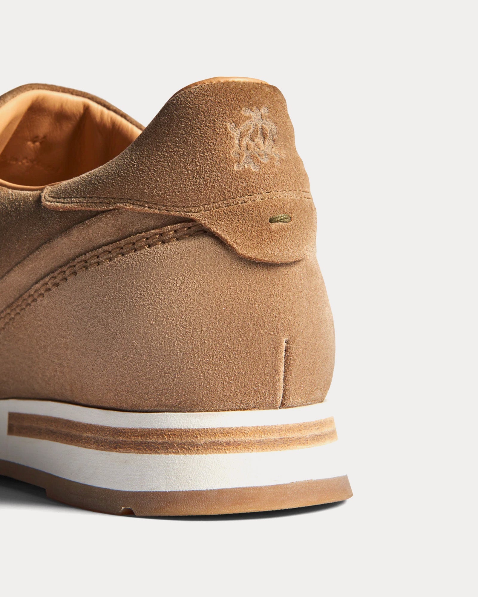 Buy Dunhill Men's Duke II Suede Runner Stone Low Top Sneakers & Trainers