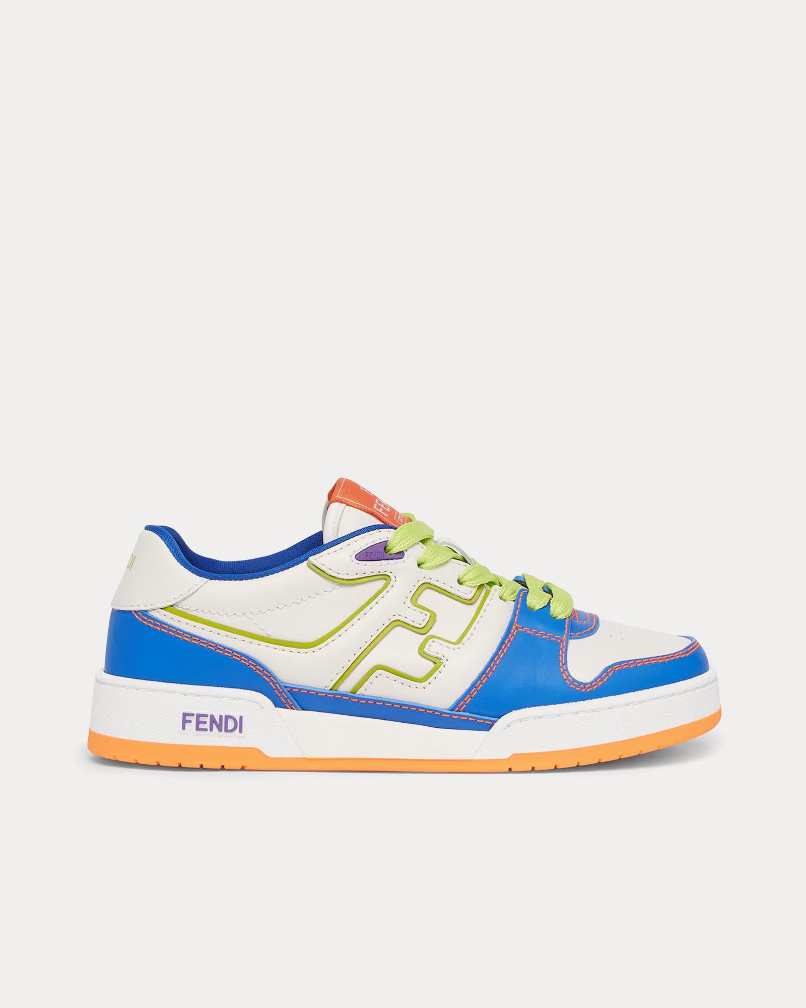 Fendi Women's Match Leather Multi Low Top Sneakers