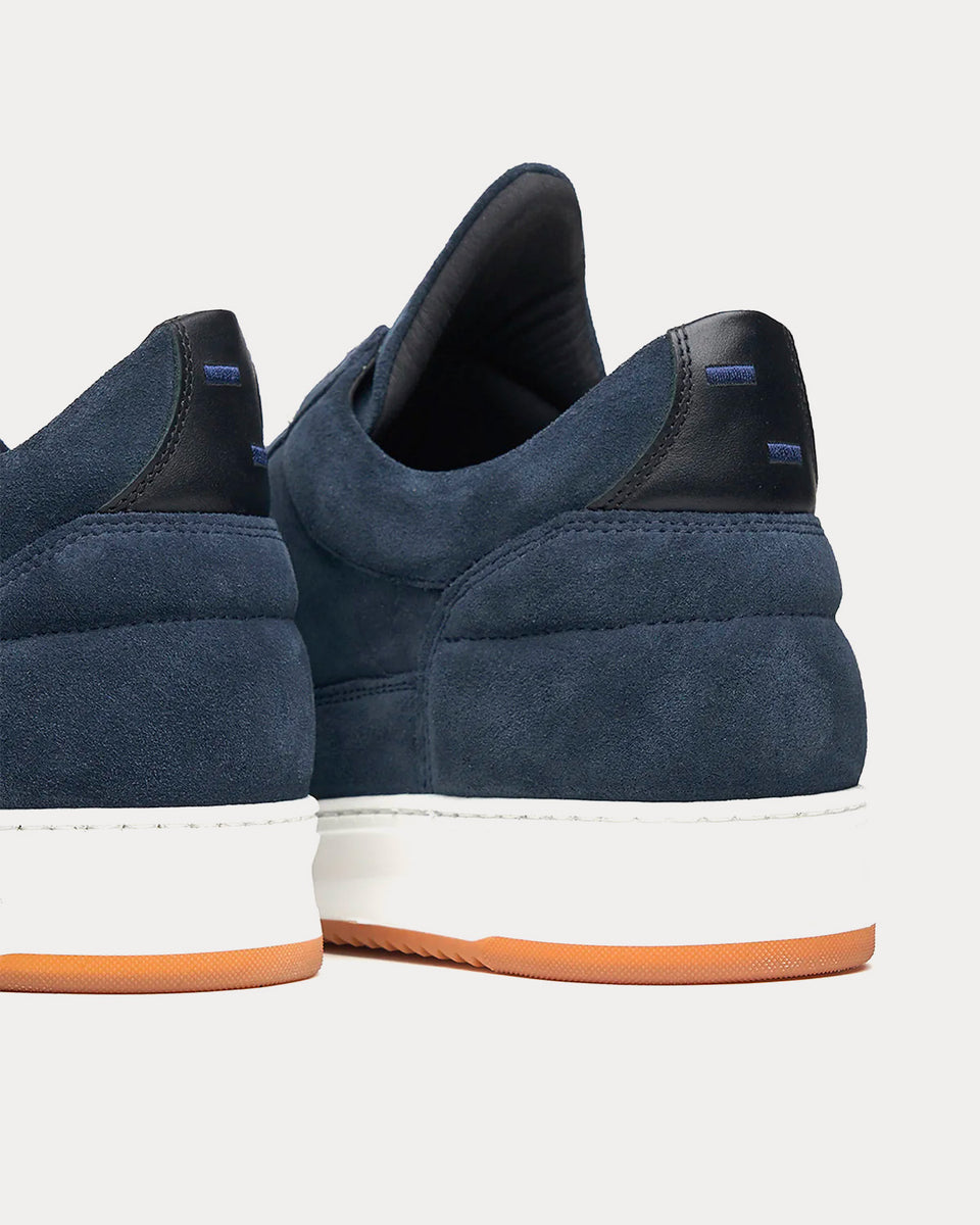 Filling Pieces Suede Dark Blue Low Top Sneakers - Sneak in Peace