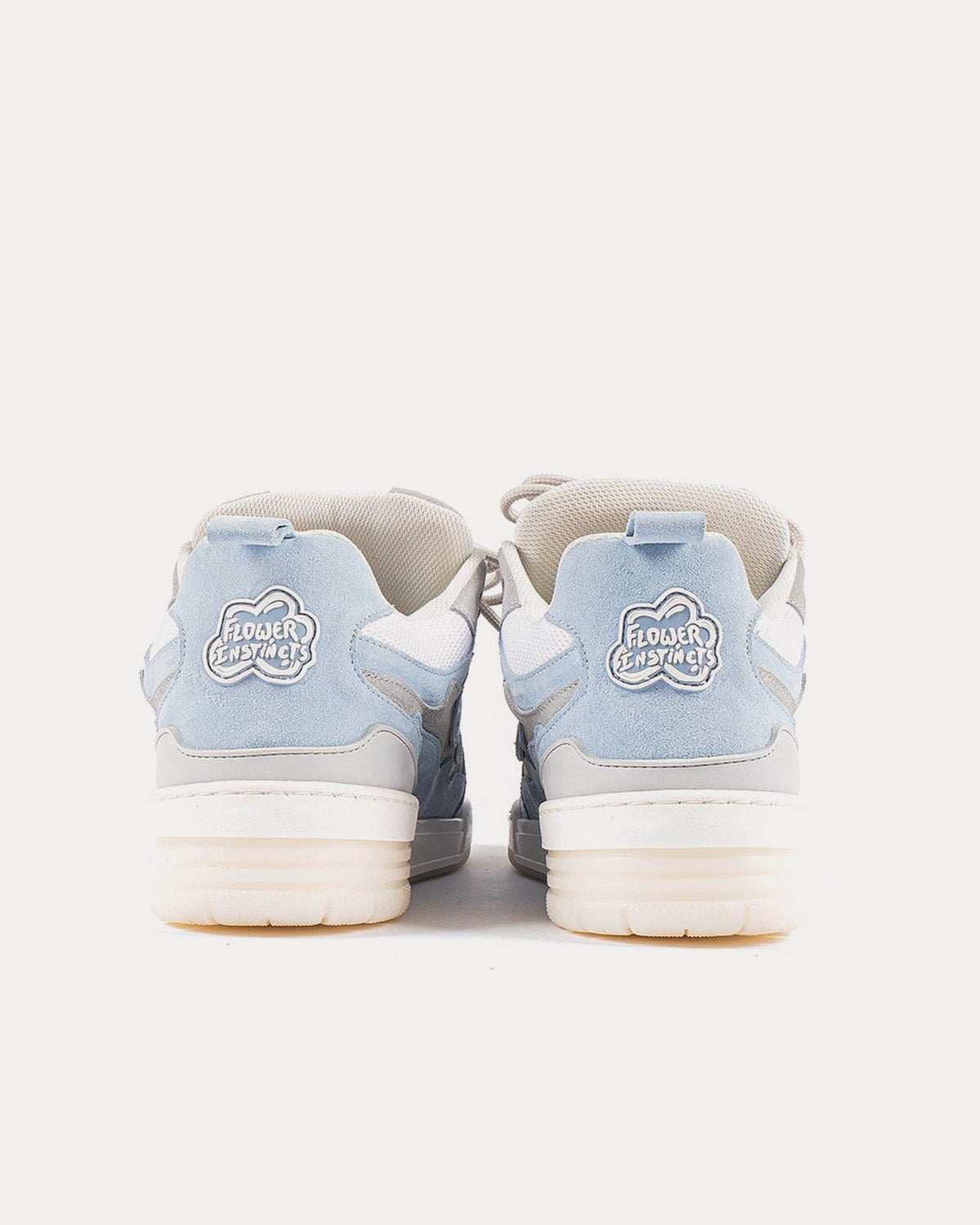 Flower Instincts Unisex 101 Grey / Blue Low Top Sneakers & Trainers