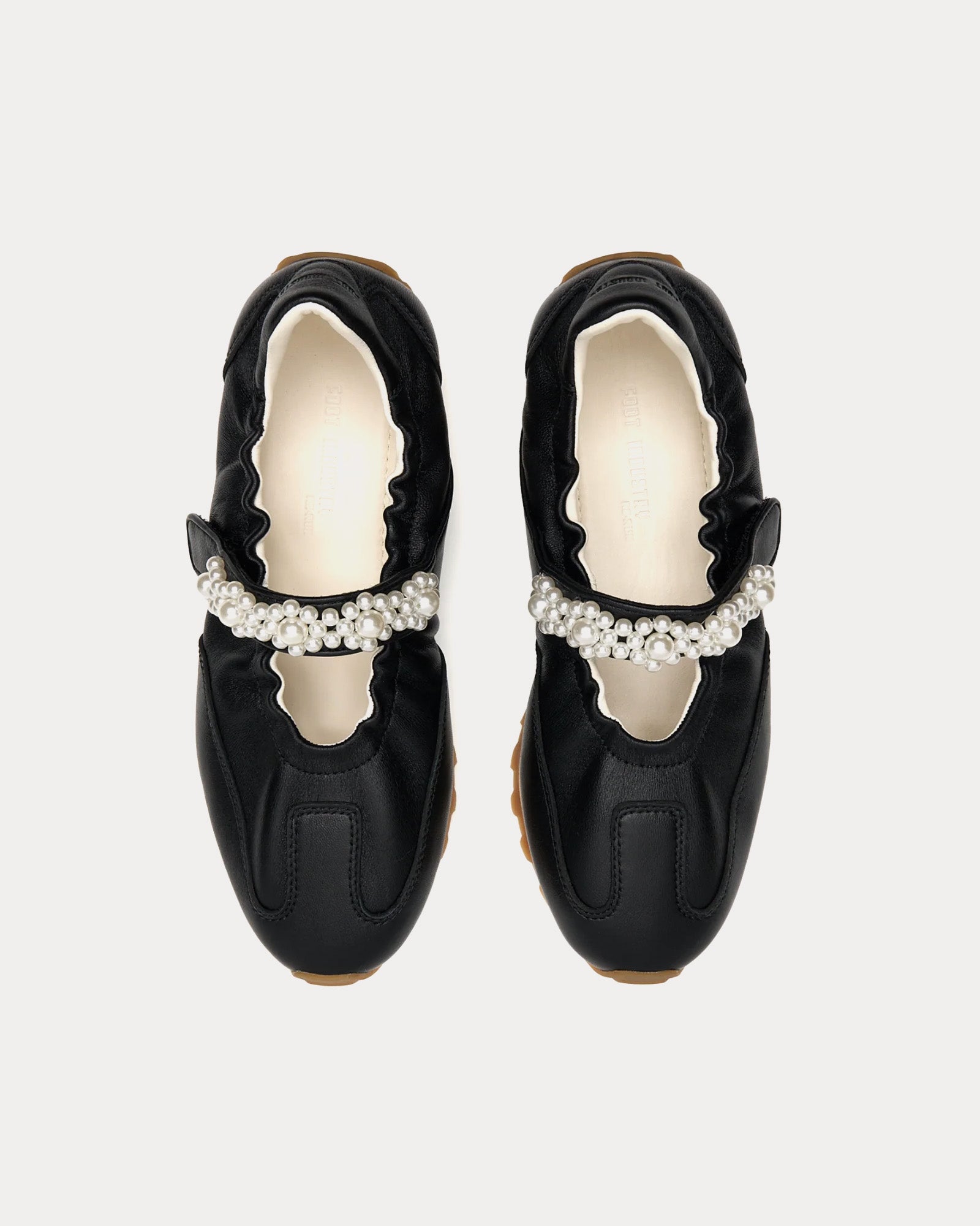 Foot Industry Women's Pearl Mary Jane Runner Anthracite Slip On Sneakers