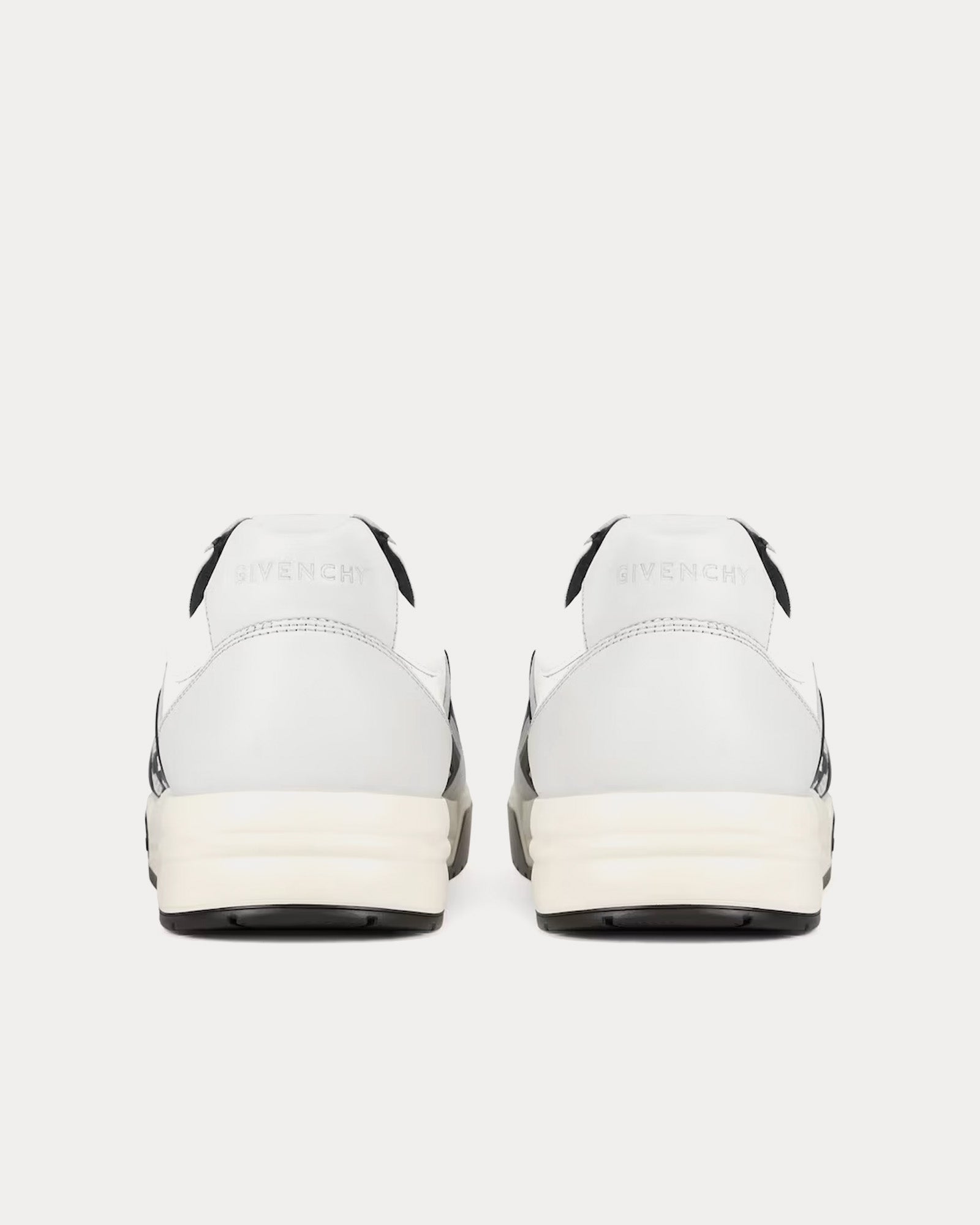 Givenchy Men's G4 Leather & Perforated Leather Grey / Black Low Top ...