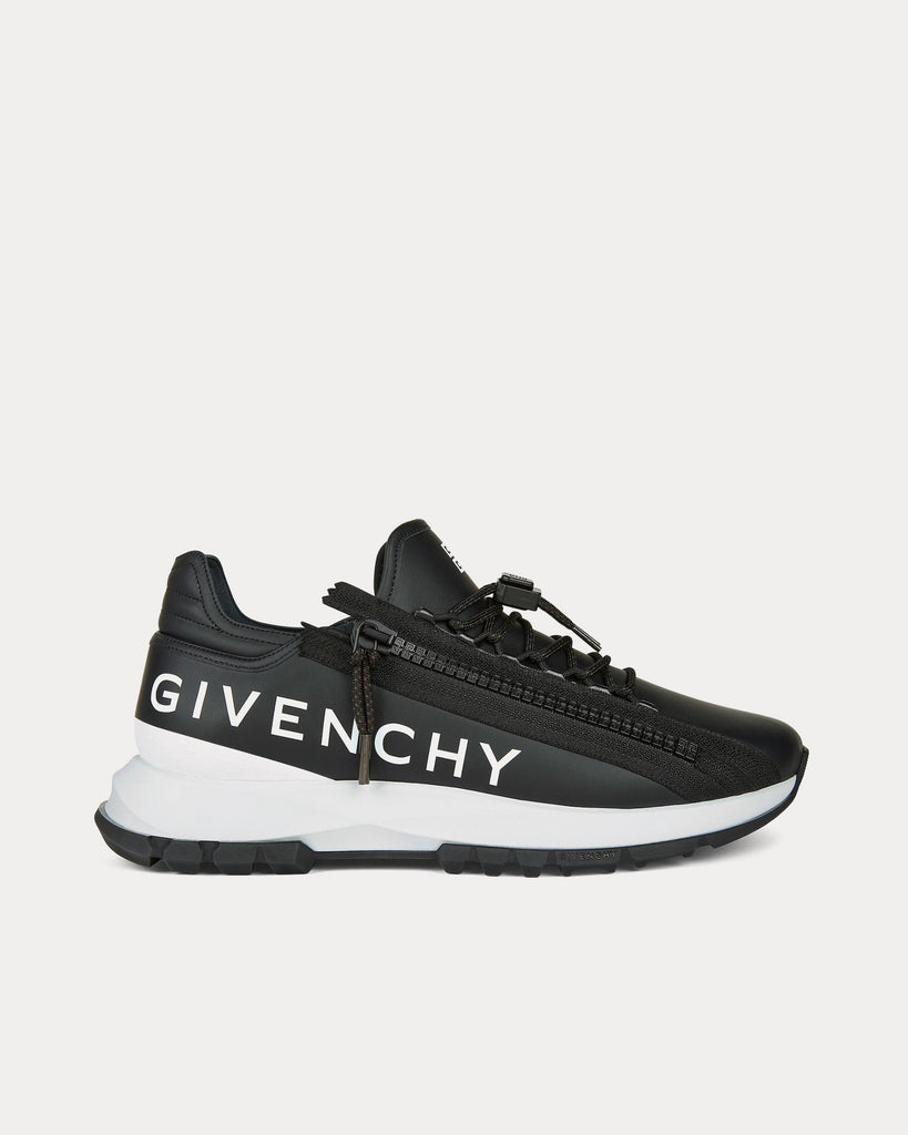 Givenchy Spectre Runner Leather With Zip Black Low Top Sneakers - Sneak ...
